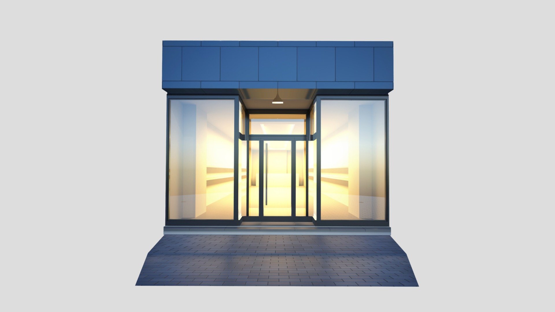 Storefront - Download Free 3D model by David Malkasian (@note2david97 ...
