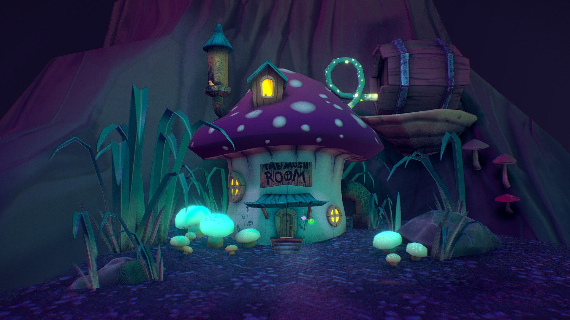 The Mush Room - 3D model by joeybelt [447f86a] - Sketchfab