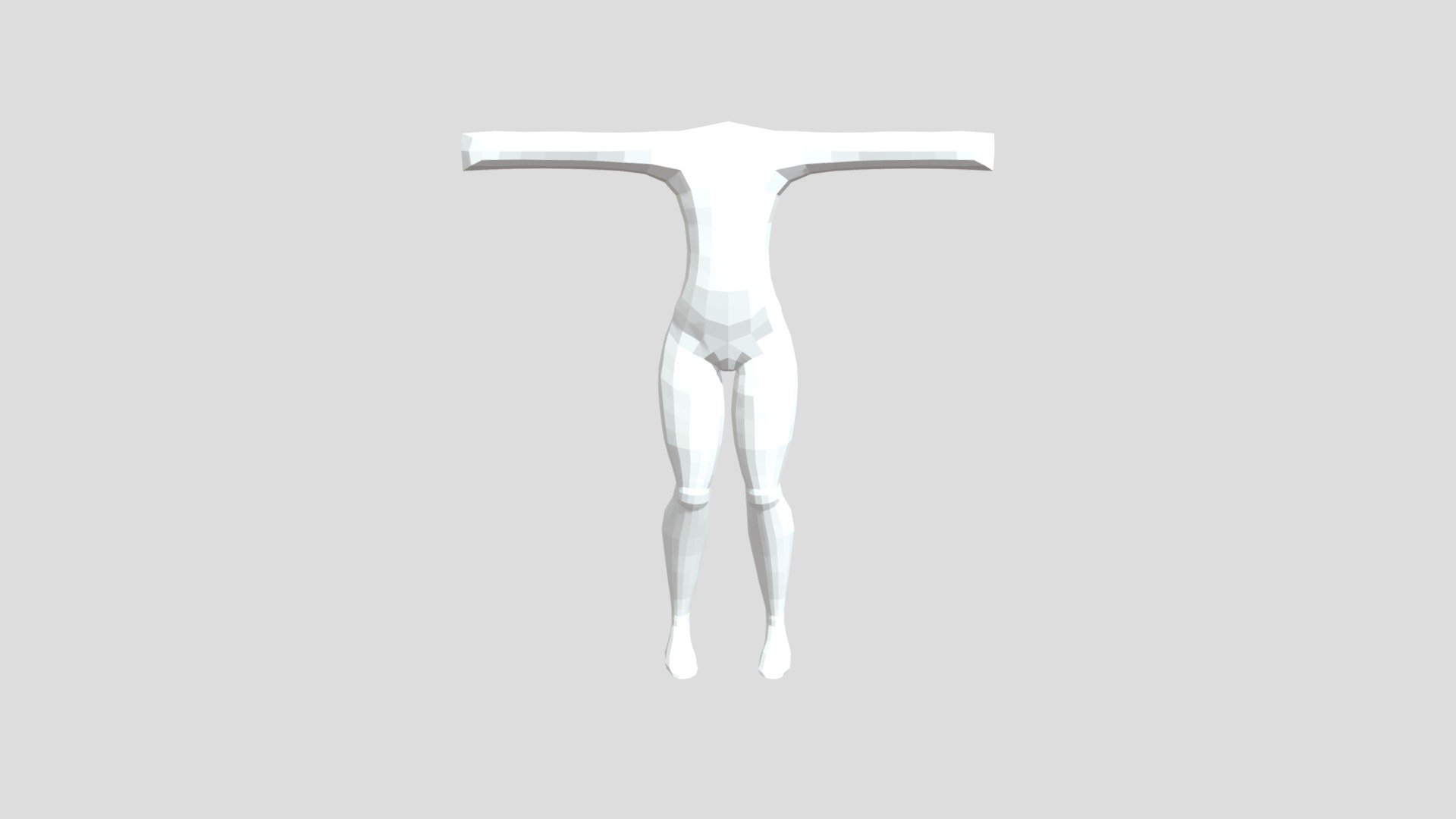 Low Poly Butt Download Free 3d Model By Bigrig [447f9e1] Sketchfab