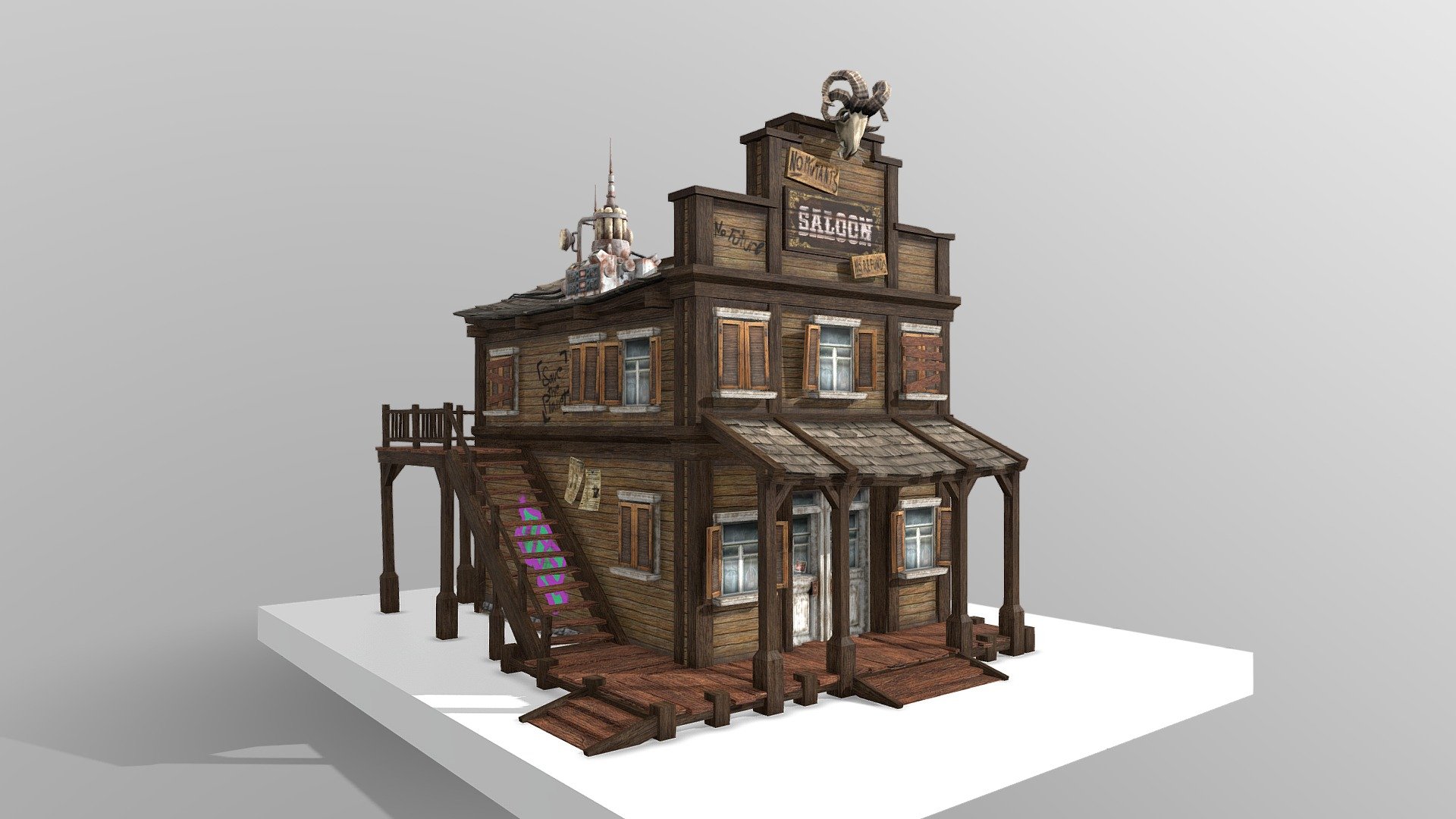 DAE House Model - RUSTBORN - WIP - 3D model by KasperVerbiest [448186f ...