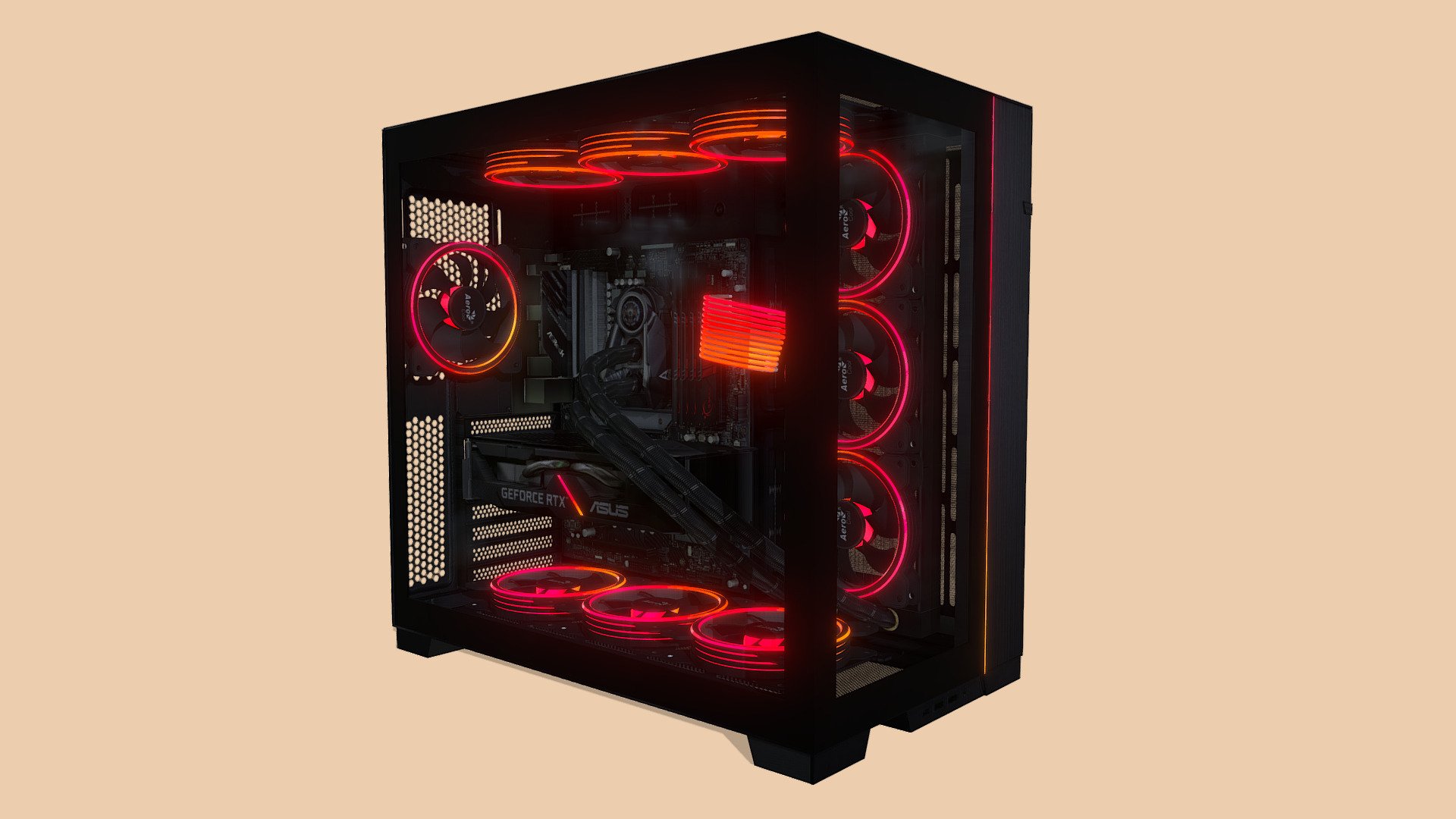 Gaming PC - 3D model by sevenhannover [44833fc] - Sketchfab