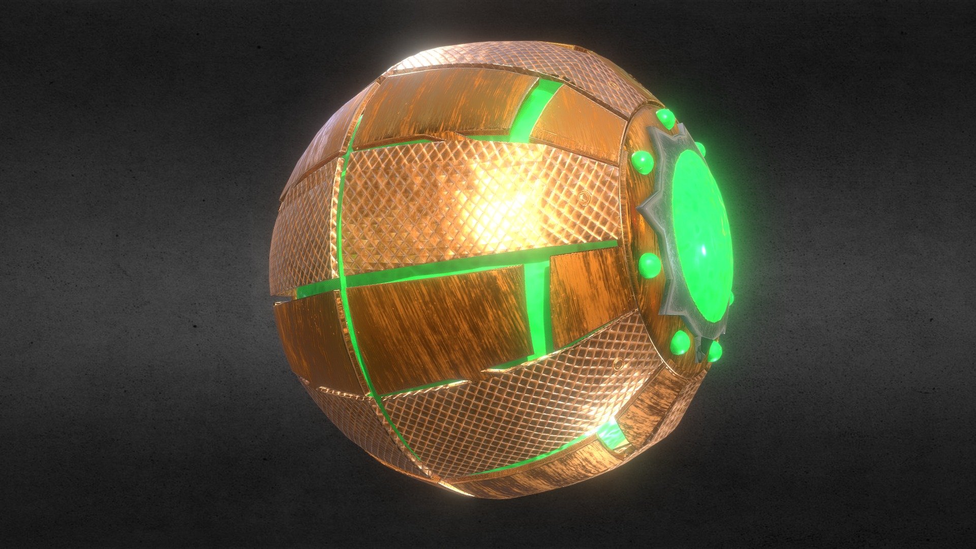 Pumpkin Bomb - 3D model by TORI106 [4483a27] - Sketchfab