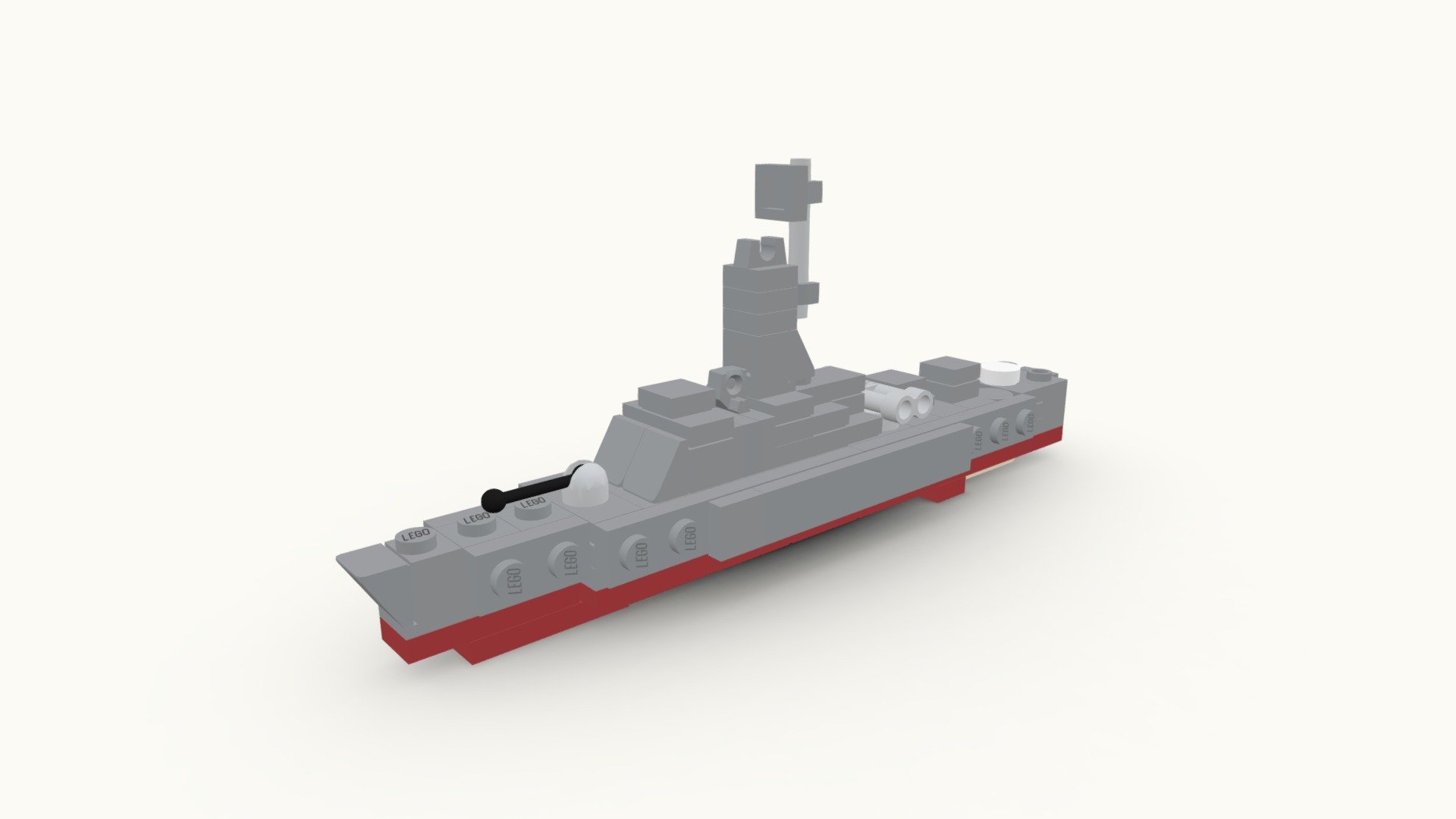 LEGO Victory Class Corvette MOC [#0082] - Download Free 3D model by The ...