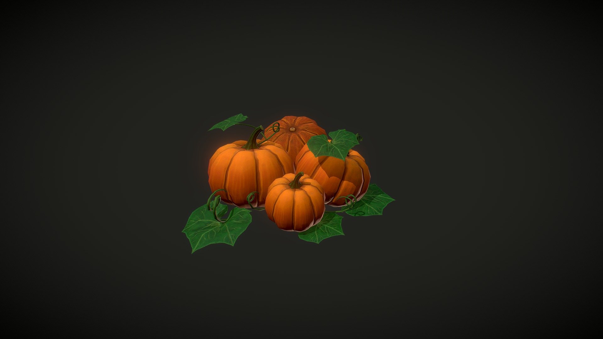 Stylized Pumpkin Patch - 3D model by HBM_3D (@ballgoo) [4485052 ...