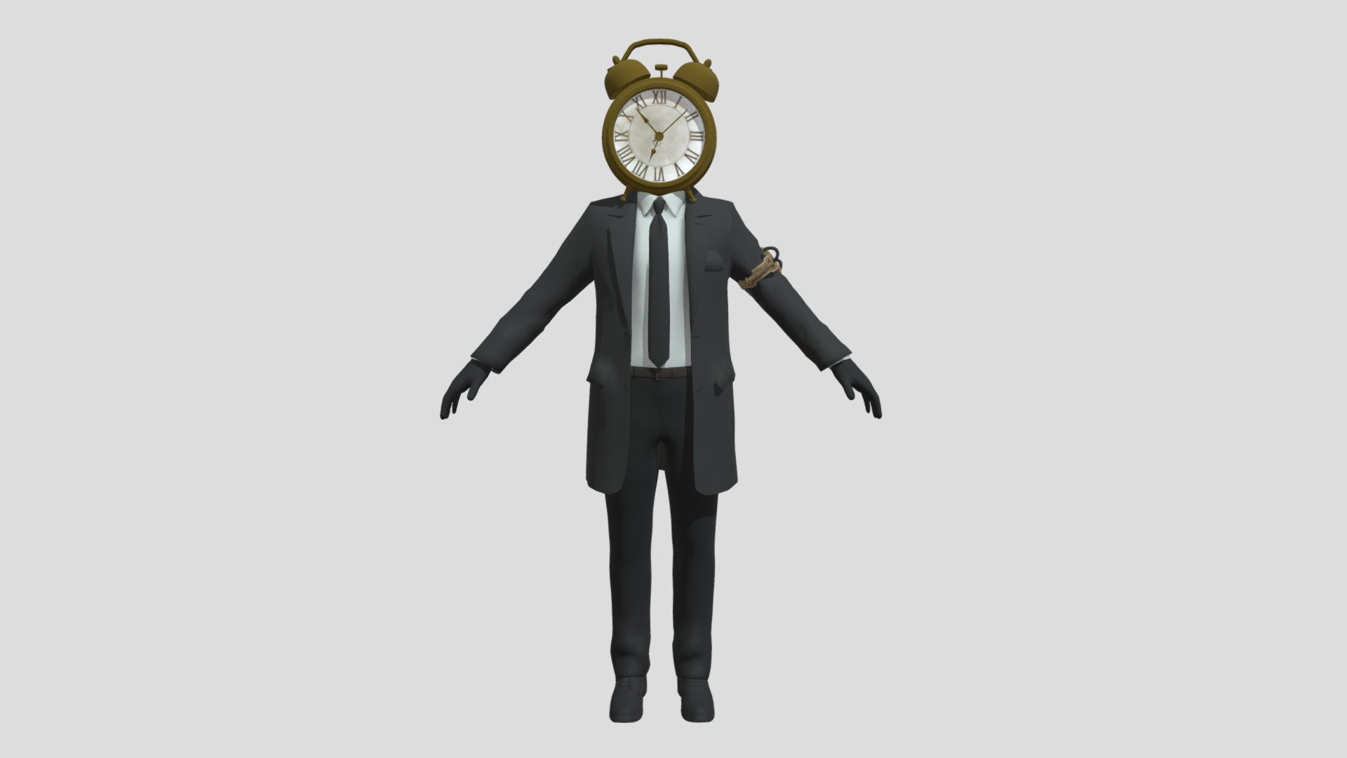 Alarm Clockman - Download Free 3D model by Missingno21 [448878d ...