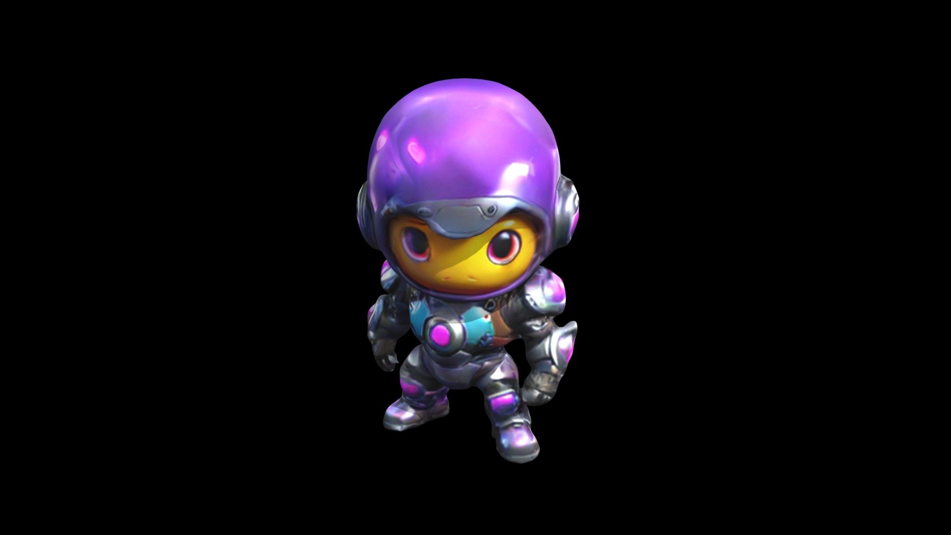 Fancy-Pantz, the Cuddly Cyborg A small and en - Download Free 3D model ...