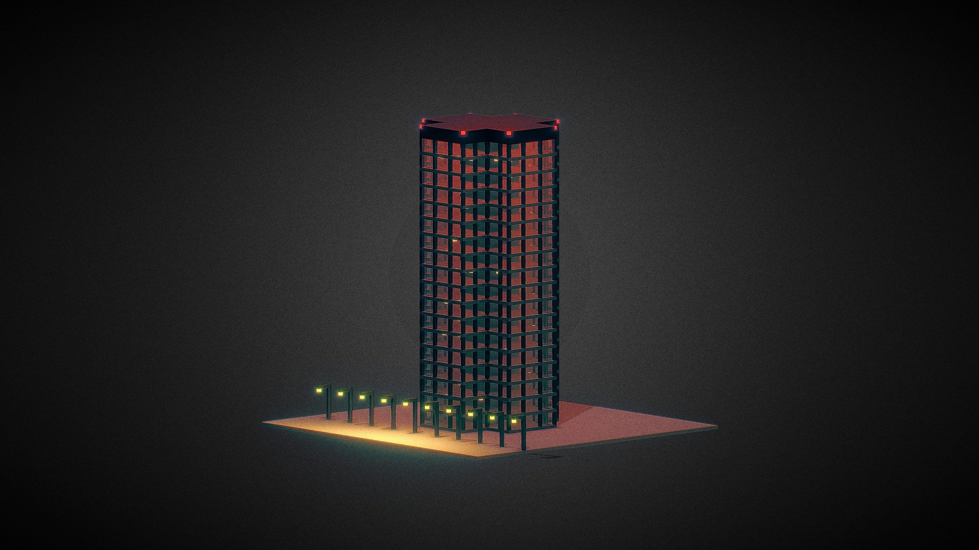 Skyscraper 1 Vox test - Download Free 3D model by Joel Hauck ...