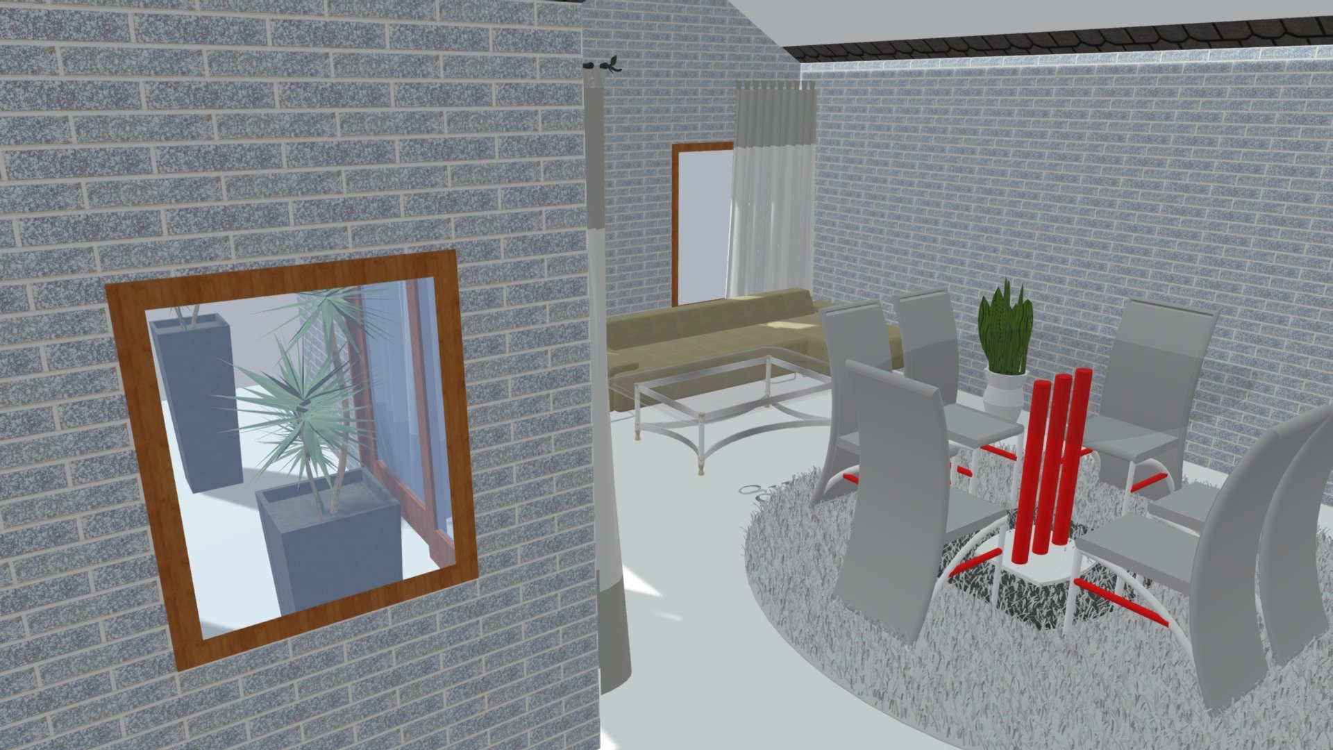 3d with furniture_obj - 3D model by gabriela.iusan [448b21d] - Sketchfab