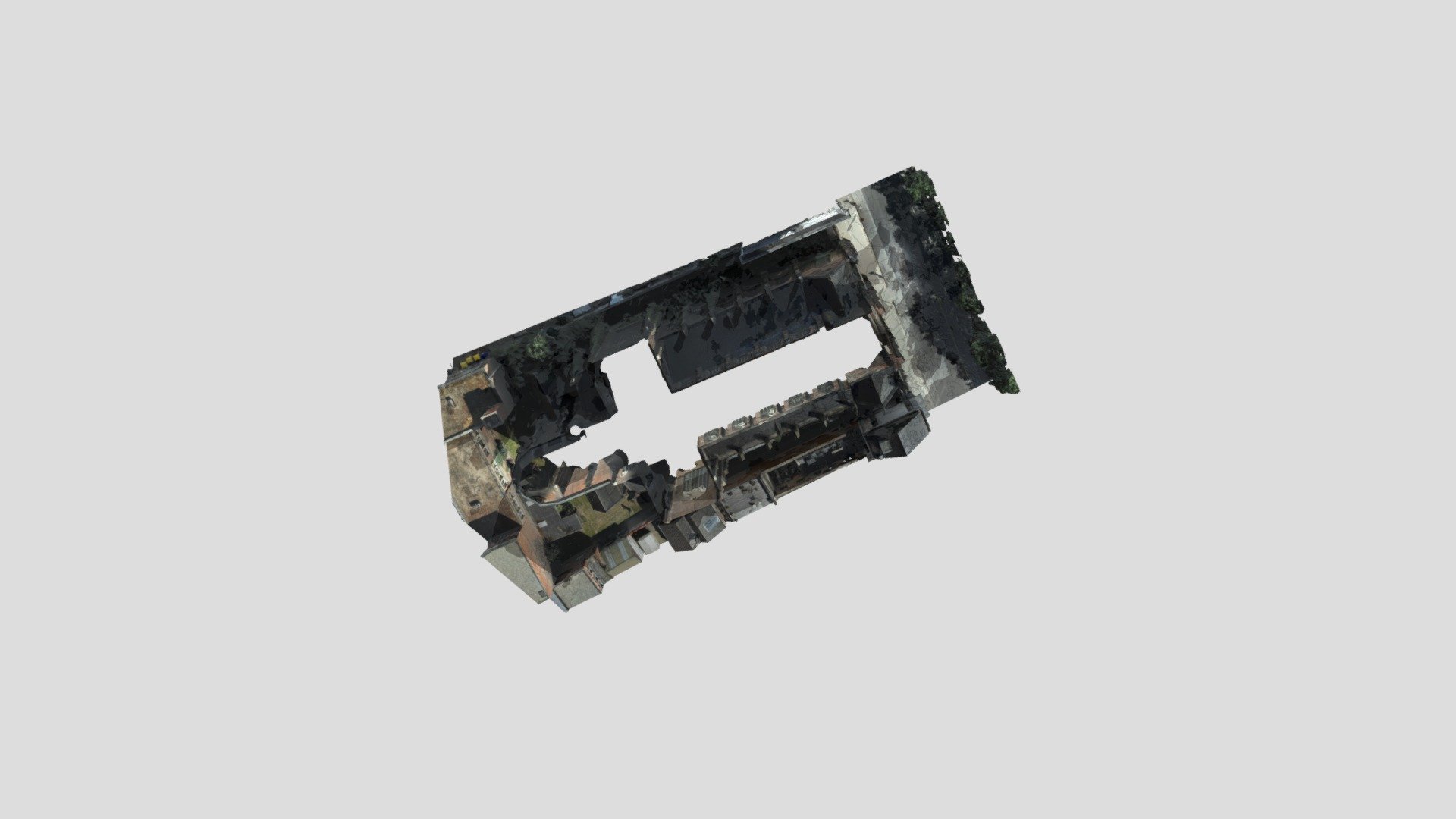 1/2 church "Capturing History in 3D! 🏛️ - 3D model by Topo4D.be laserscanning and photogrammetry ...