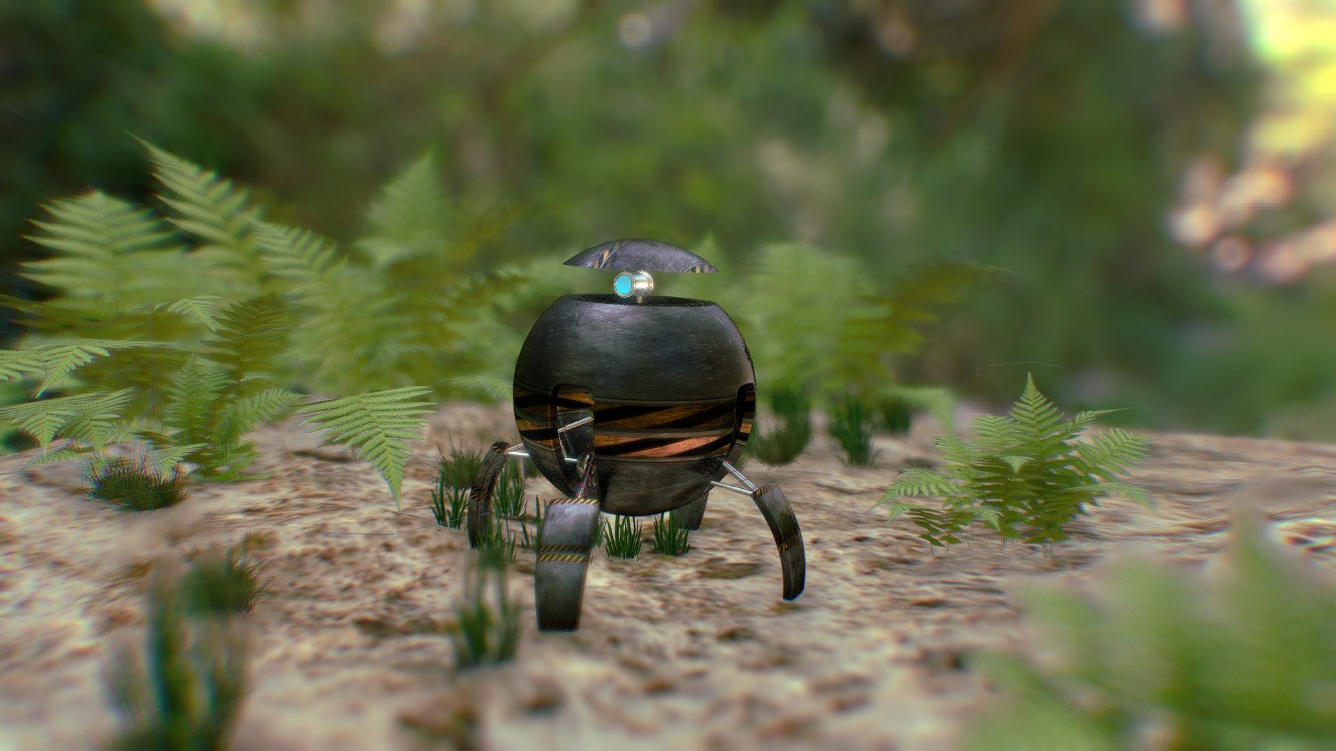 Spherical Robot Animated - 3D model by fredd_48 [44914d1] - Sketchfab