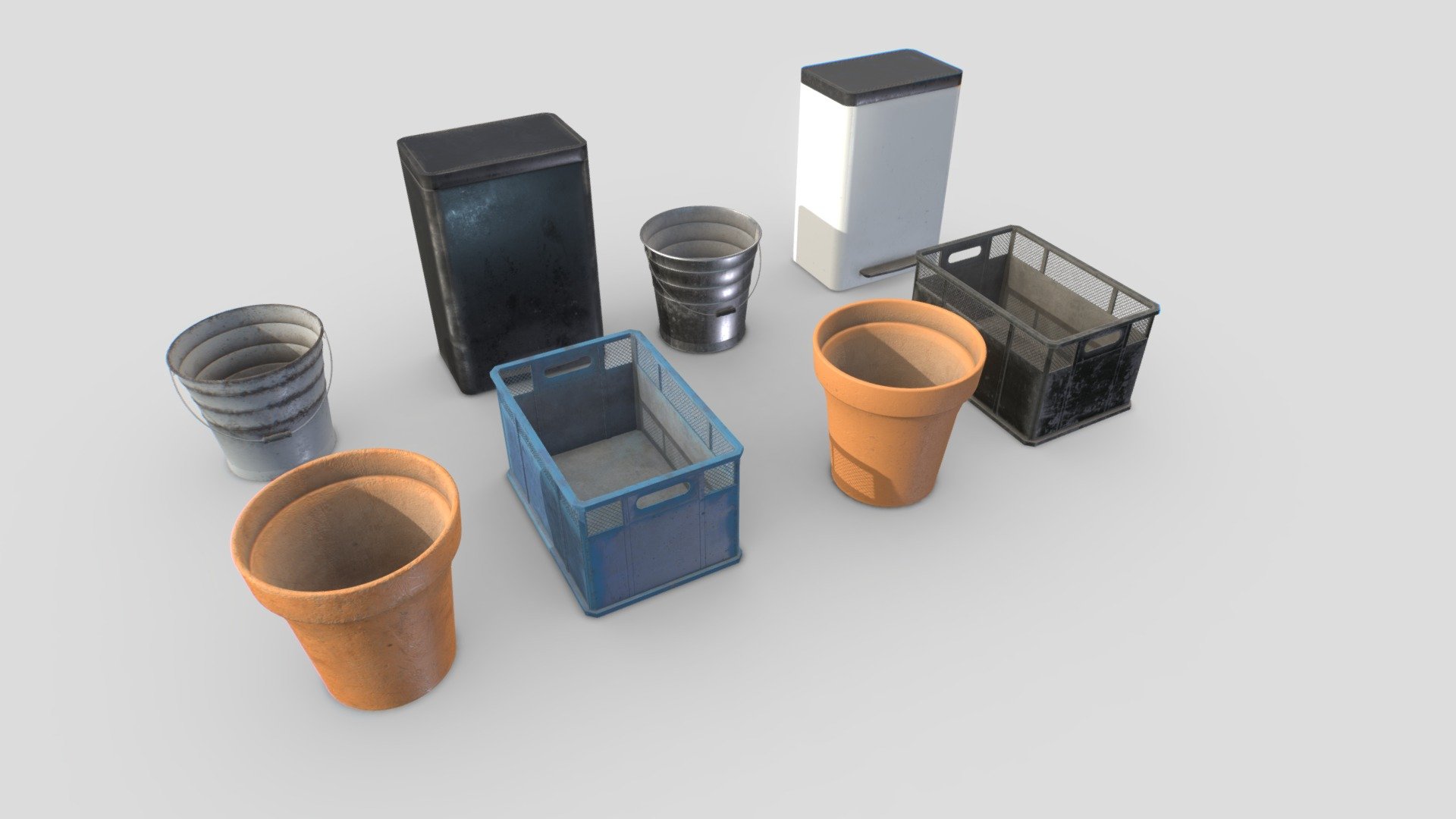 Household containers - Buy Royalty Free 3D model by 32cm [4492353 ...