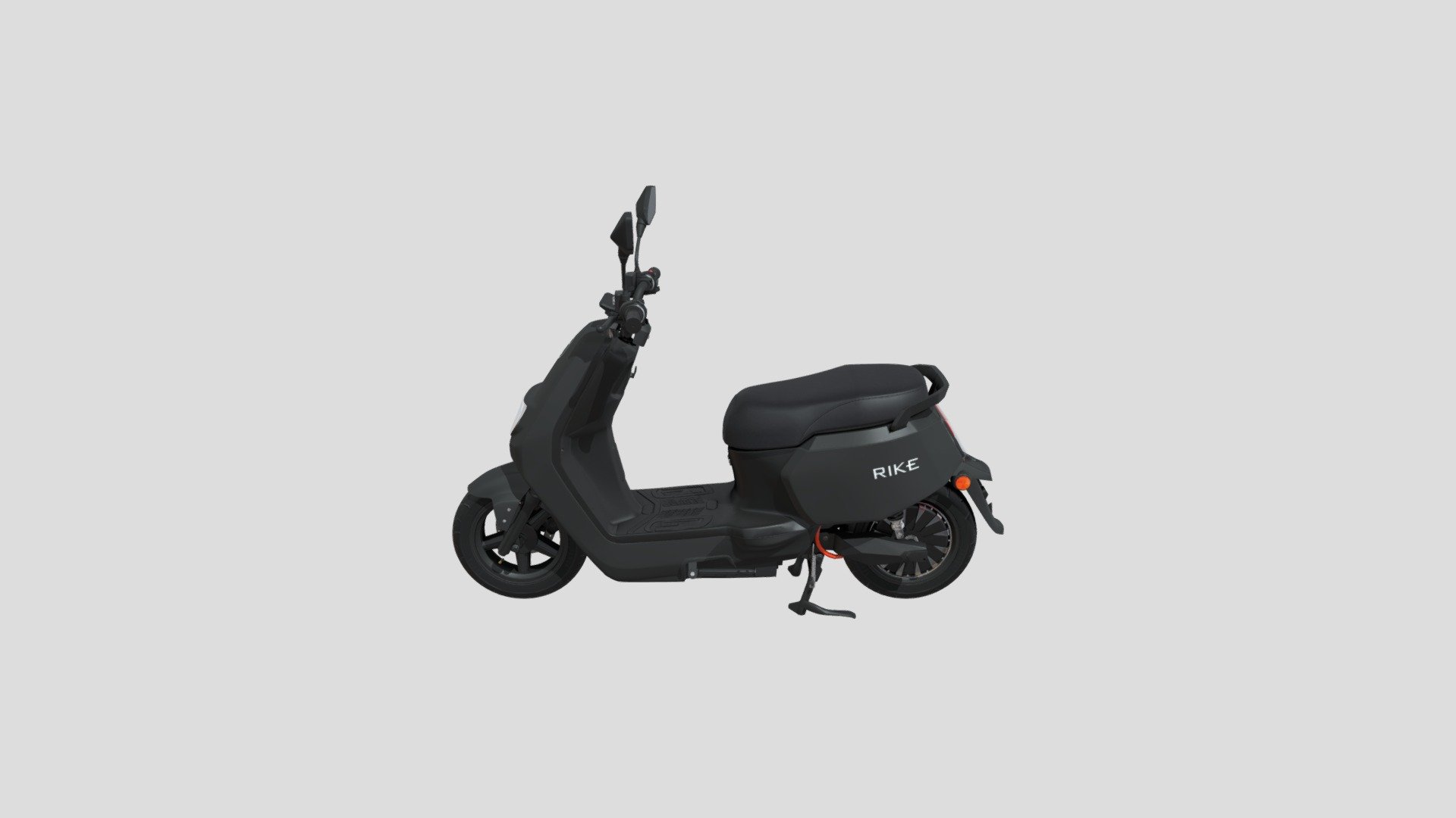 Matte Black Scooter - Buy Royalty Free 3D model by 3DImaginationHub ...