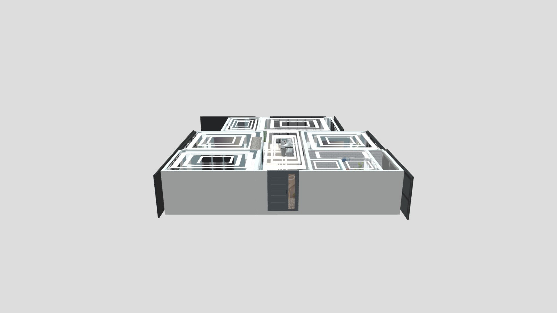 Flat - Download Free 3D model by Home Design 3D (@homedesign3d ...