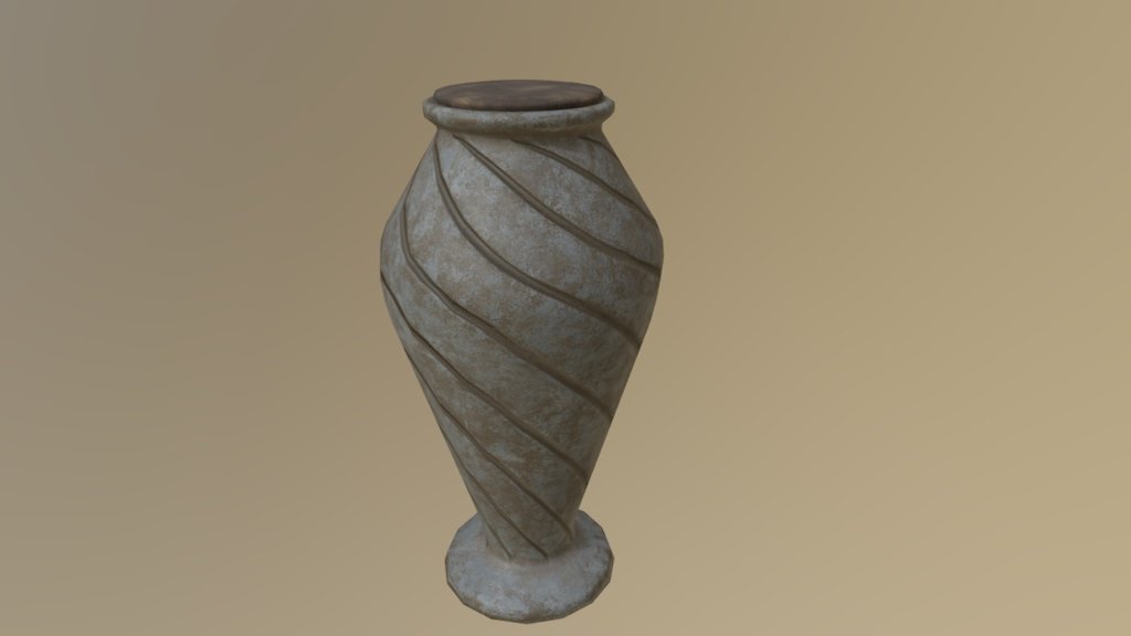 Urn - 3D model by tomaszc [4496239] - Sketchfab