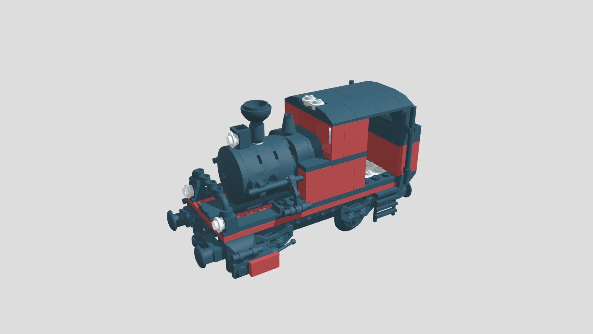 My own Small locomotive - 3D model by vizbl.hk [4496eb6] - Sketchfab