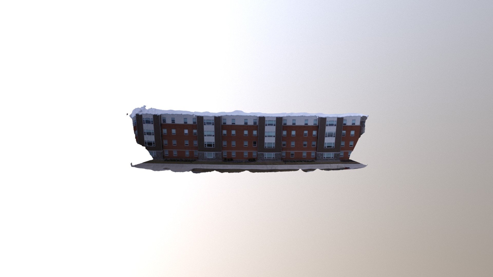 BCC Dorm Building Face 2 - 3D model by Major Engineering (@majbacker ...