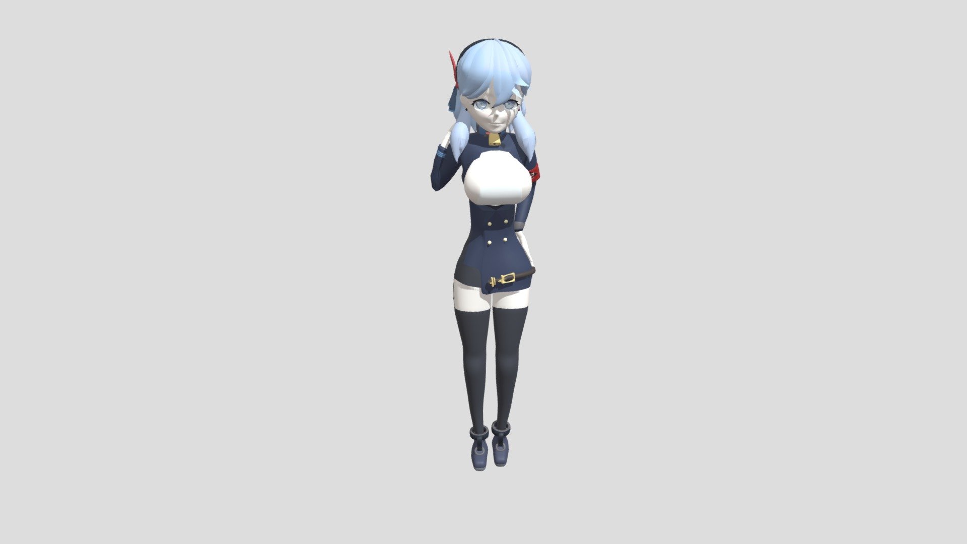 Blue Archive Ako - 3D model by qwer14531 [449858c] - Sketchfab