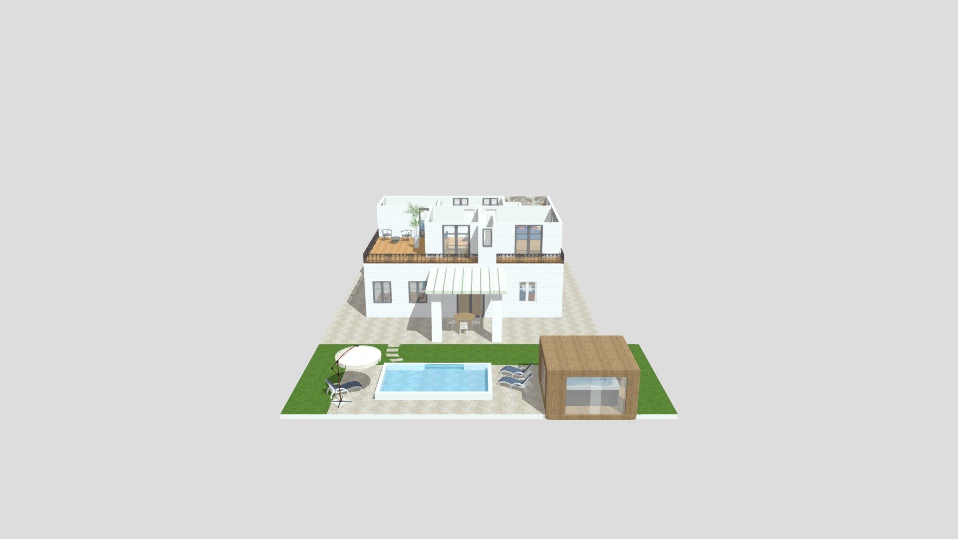 Secon home country - Download Free 3D model by Home Design 3D (@homedesign3d) [44985e0] - Sketchfab