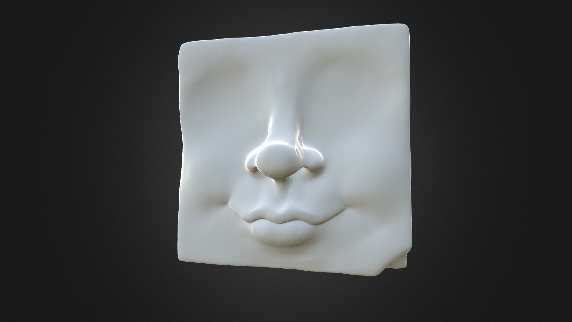 #SculptJanuary18_Mouth & Nose (Day1) - 3D model by Emmanuel__Bouvier ...