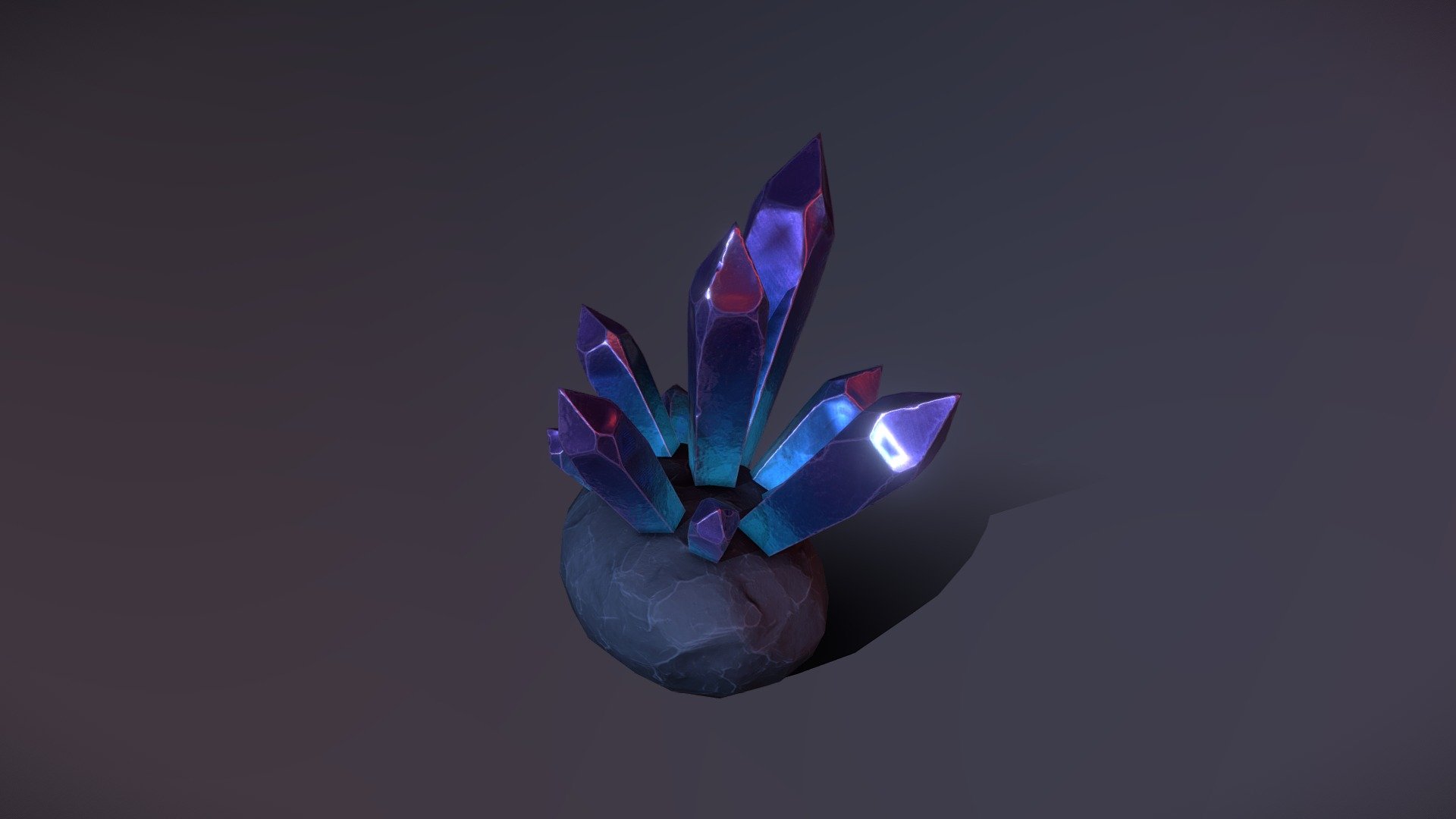 Stylised Crystal - 3D model by Louwegi [449a97b] - Sketchfab