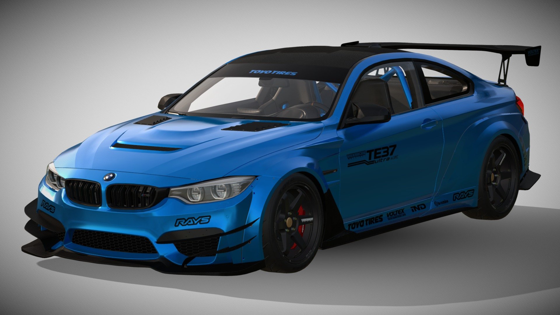 2019 Varis F82 BMW M4 GTS - SEMA Build - Download Free 3D model by ...
