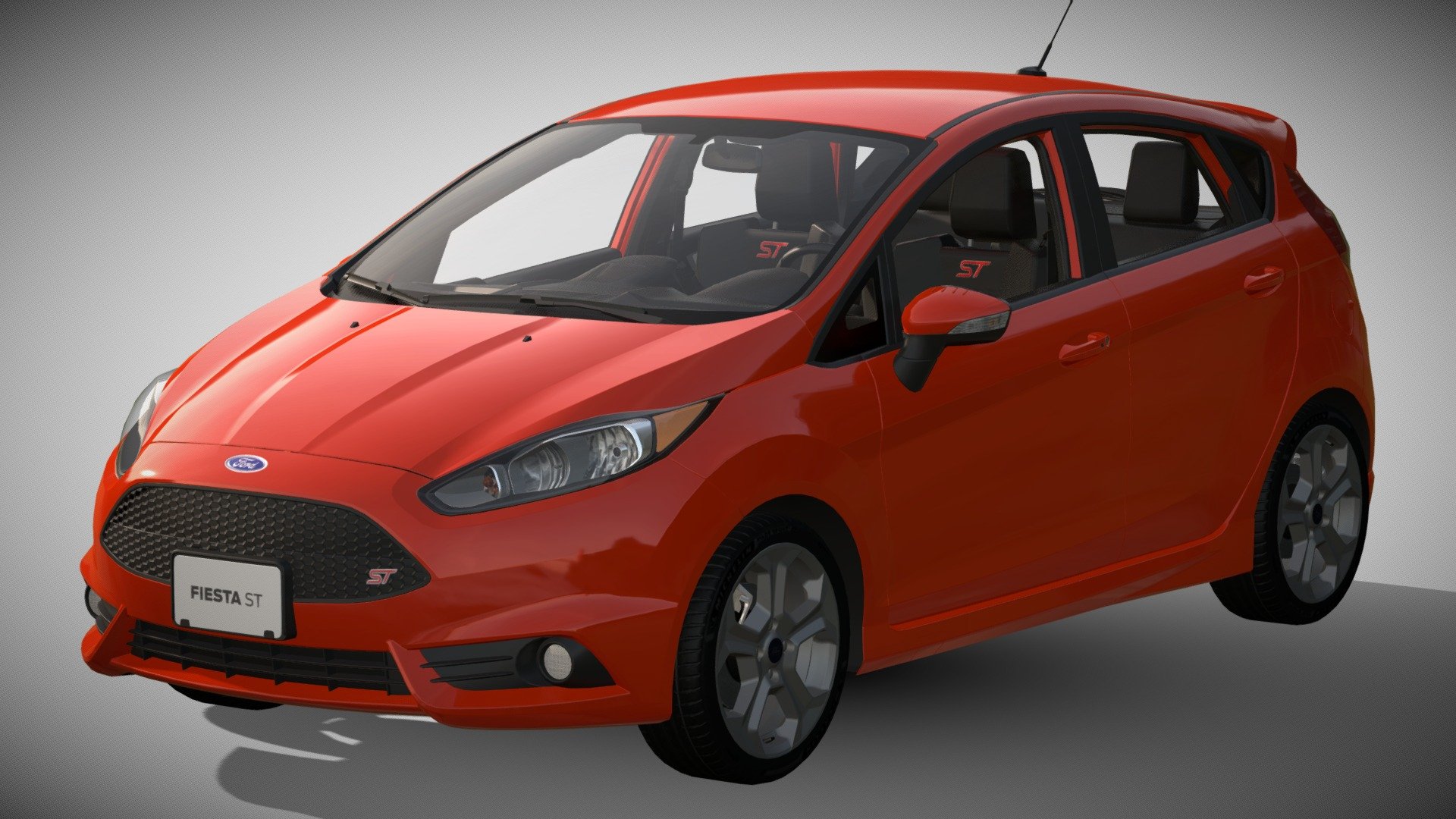 2014 Ford Fiesta ST - Download Free 3D model by Ddiaz Design (@ddiaz ...