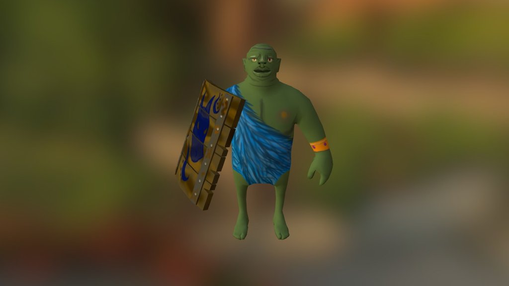 Goblin With Shield - 3D model by jamcknight [44a1c3a] - Sketchfab