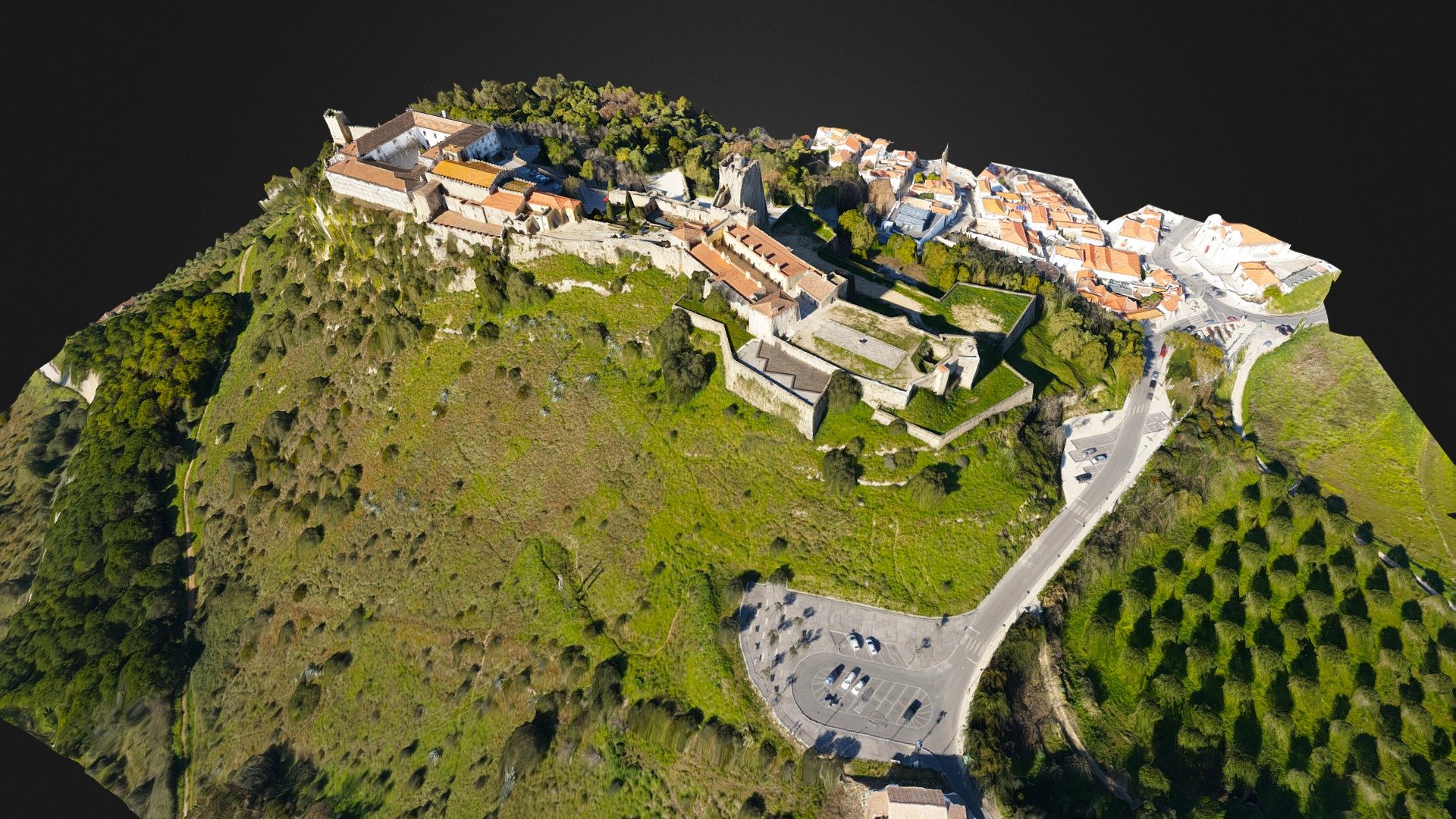 Modelo 3D Castelo de Palmela - 3D model by GEODRONE [44a7e80] - Sketchfab