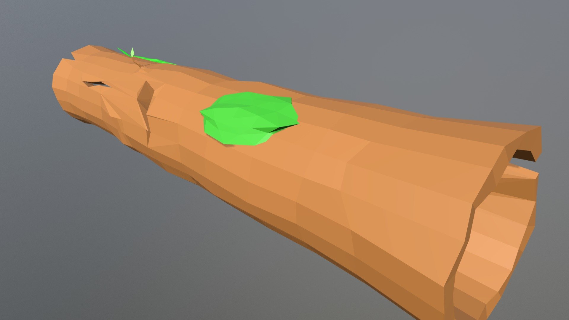Low-Poly Log - 3D model by calicocody [44a811d] - Sketchfab