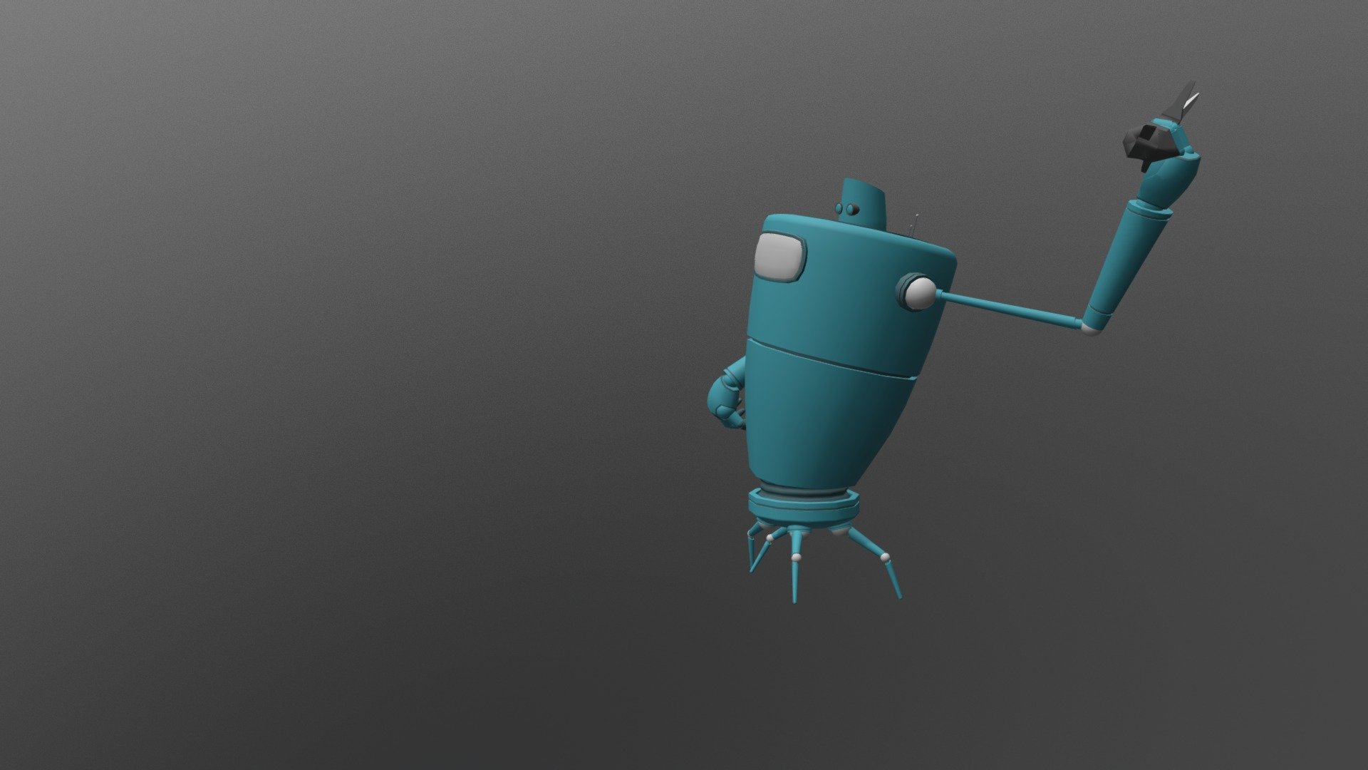 Blue Robot Rigged & Animated - 3D model by Addison Moyer (@Addison ...