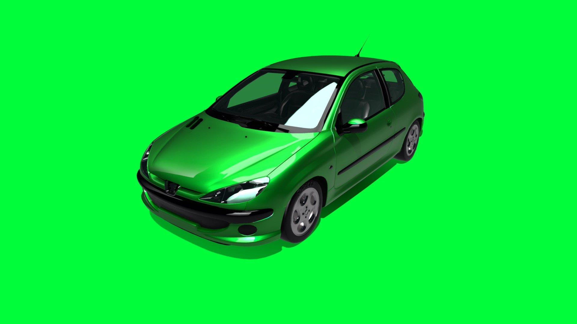Peugeot 206 - Download Free 3D model by Mona x Supercars (@Car2022 ...