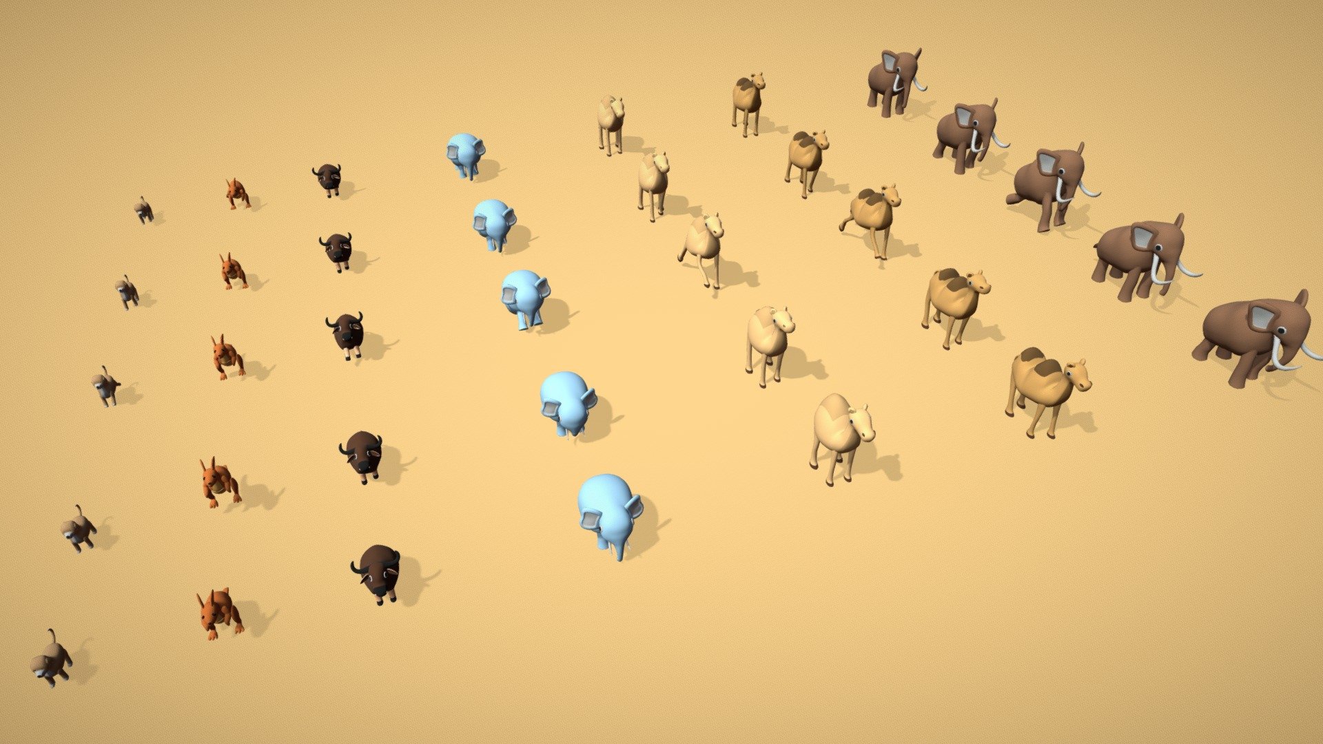 Lowpoly Animated Ultimate Animal Pack - 2 - Buy Royalty Free 3D model ...