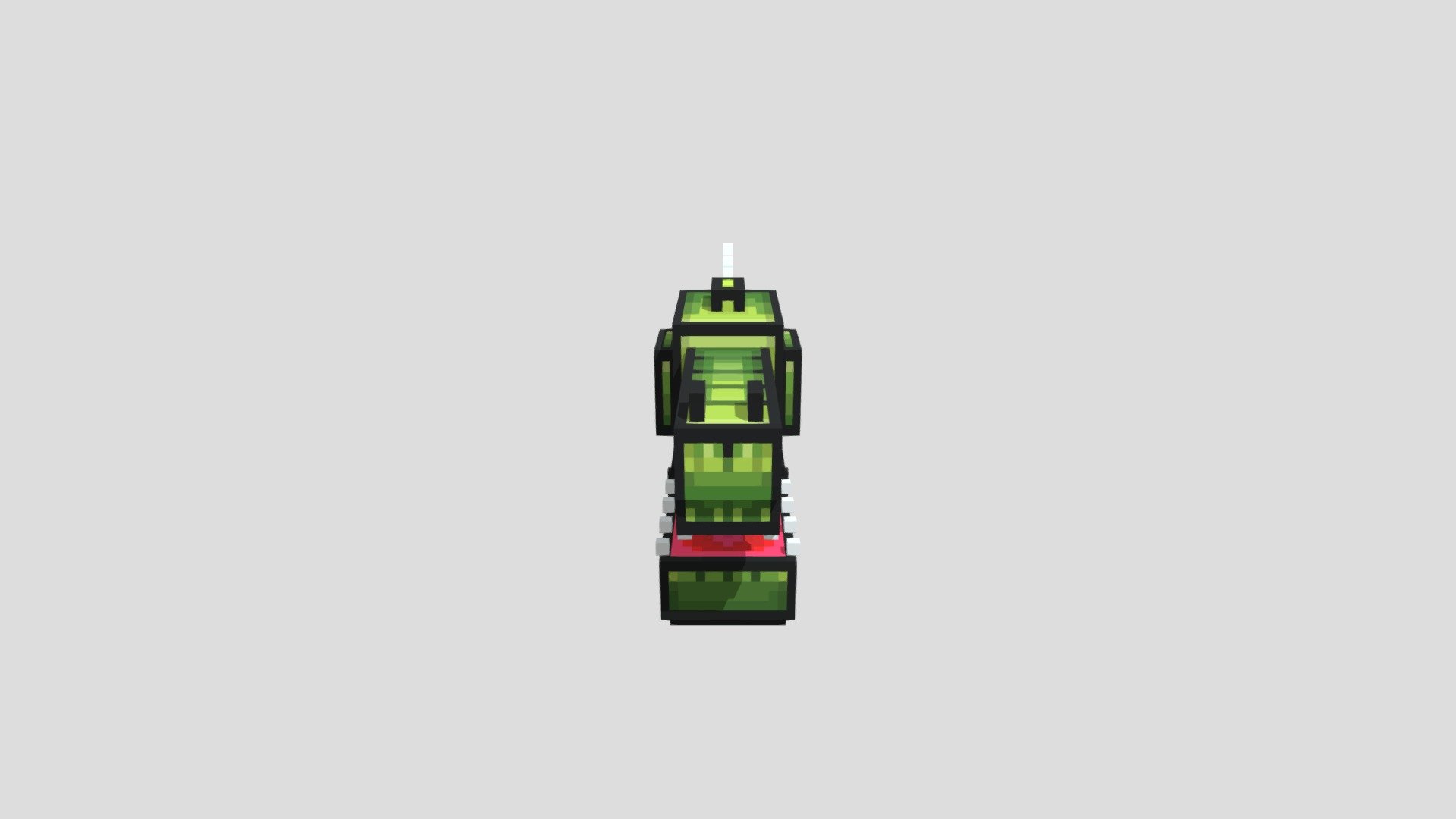 Alligator Rifle Model Pixel Gun 3D - Download Free 3D model by ...