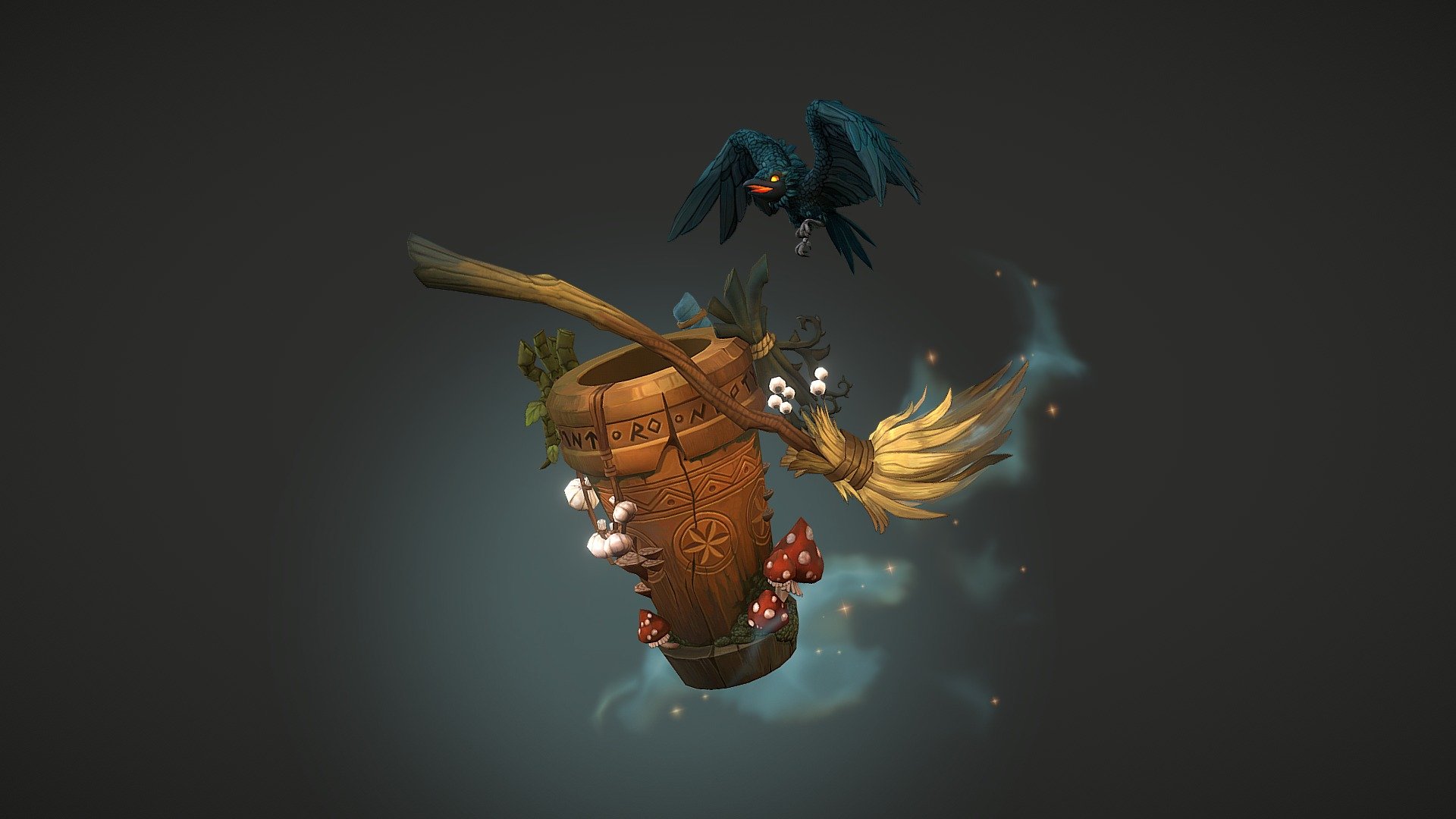 Crow Mount Mortar - 3D model by 13luj [44ad0fc] - Sketchfab