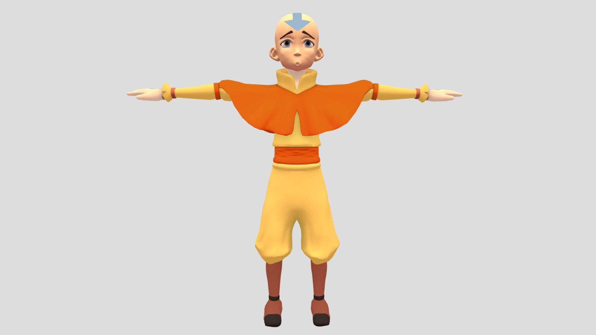 Nickelodeon All Star Brawl Aang Lose - Download Free 3D model by SMF ...