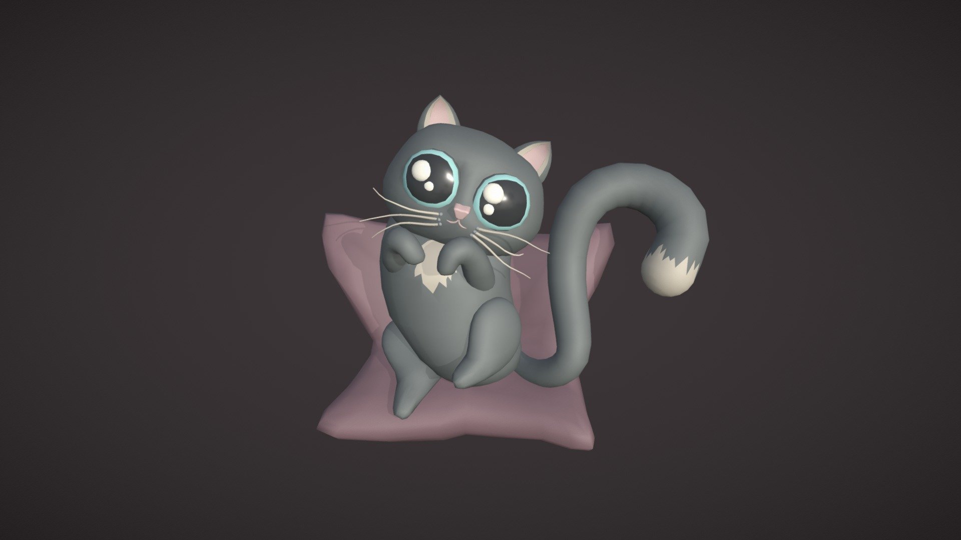 Kawaii Neko - Download Free 3D model by dopeva [44afb05] - Sketchfab