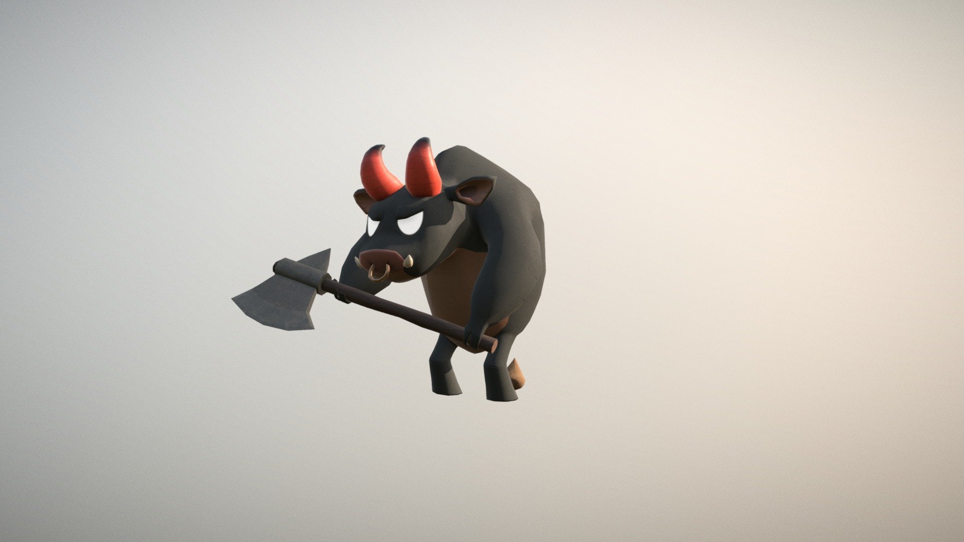 Minotaur - Character Practice - 3D model by misterjoester [44b4816 ...