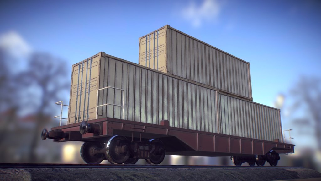 Modular Train Cart 2 - 3D model by PolySquid (@PolySquid_Studios ...