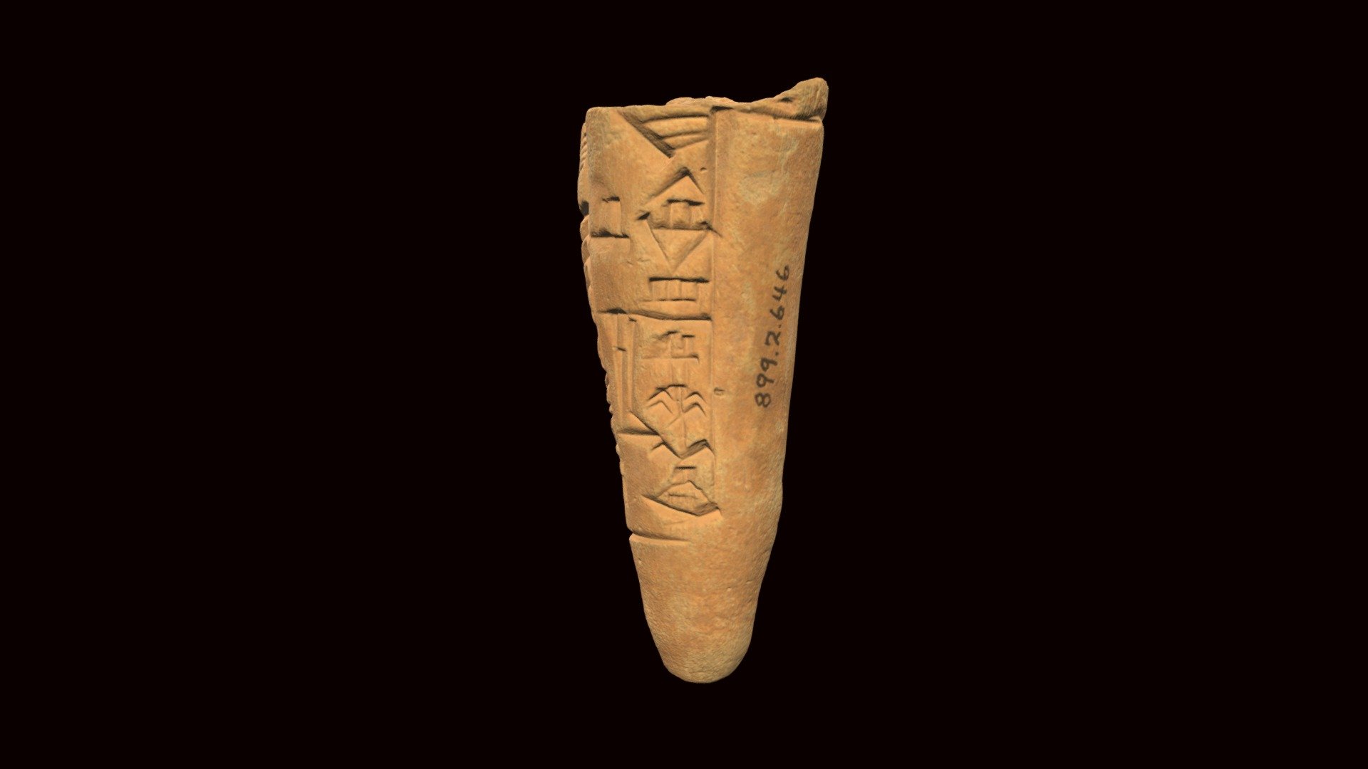Cone HMANE1899.2.646 - 3D model by Harvard Museum of the Ancient Near ...