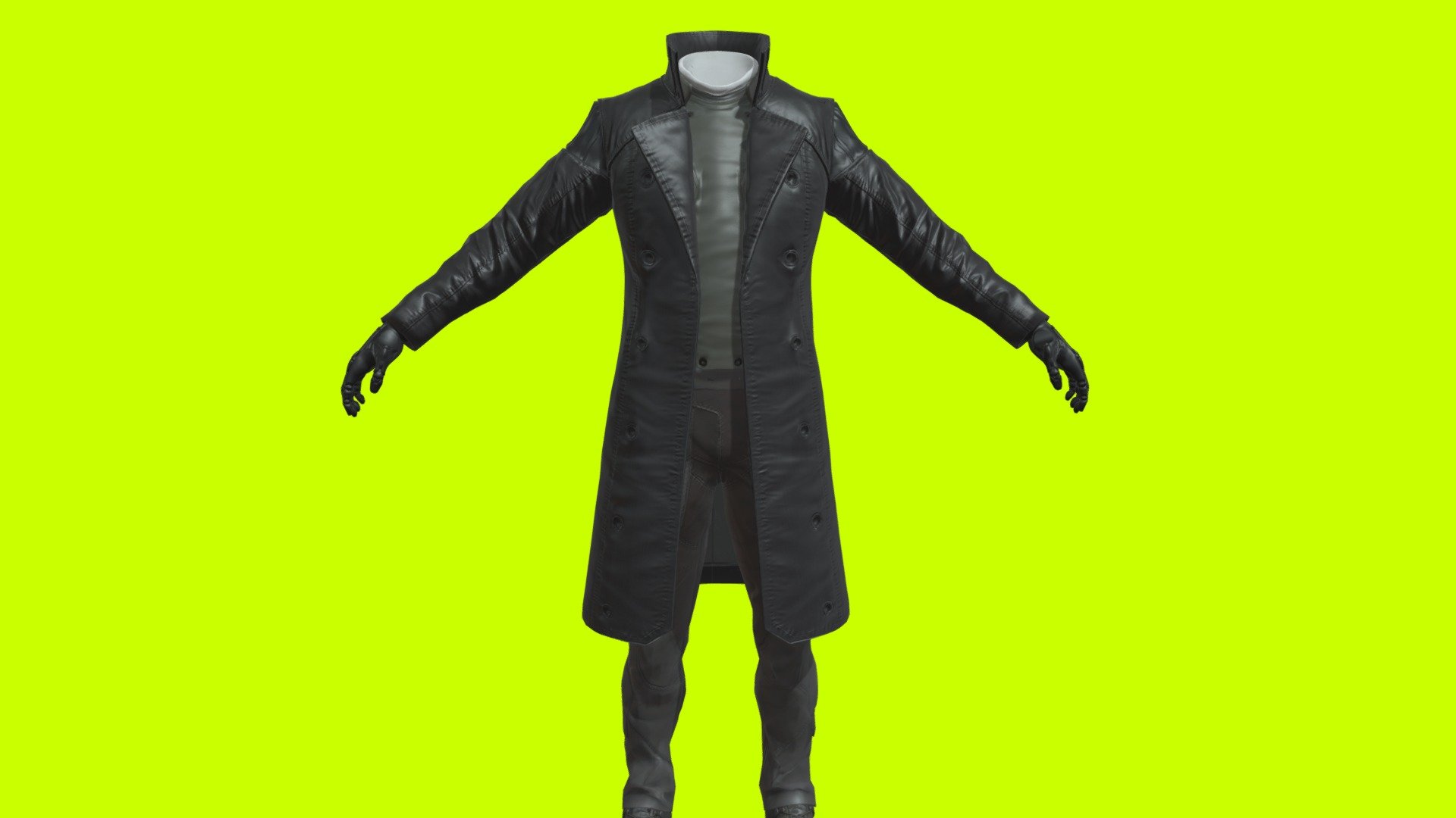 Jensen_hr_trenchcoat - Download Free 3D model by UTSM3..0 (second ...