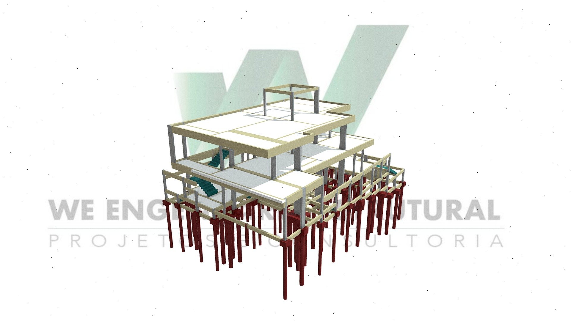 3D Estrutural VH - 3D model by WE Engenharia (@weengenharia) [44b9902 ...