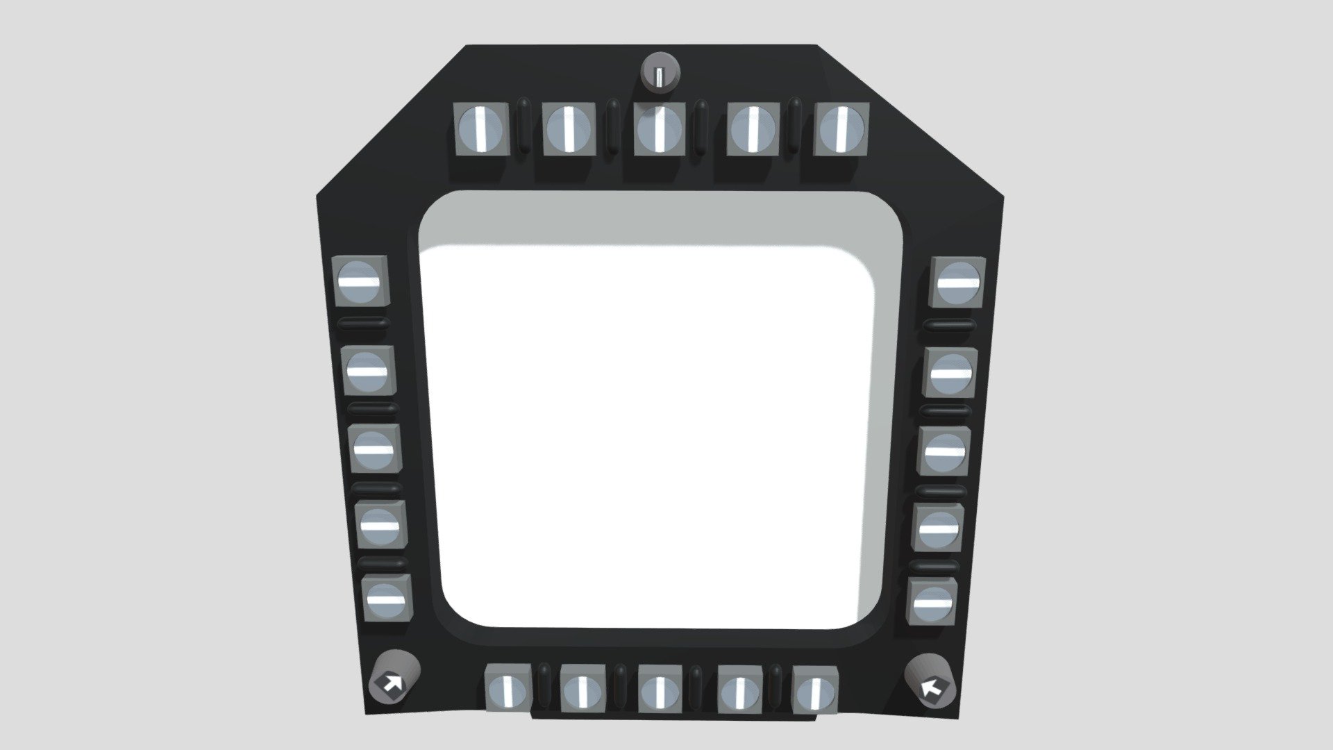 MFD display for aircrat - 3D model by iqokay [44b9f1b] - Sketchfab