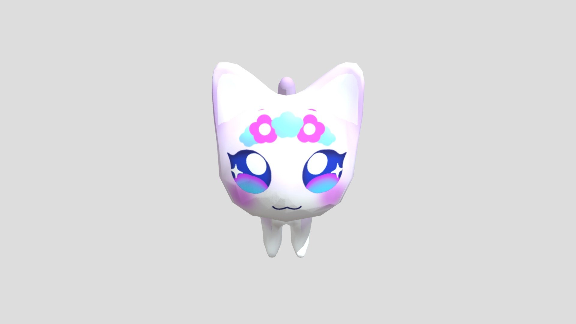 Fairy Cat - 3D model by RavenBlox [44bcc60] - Sketchfab