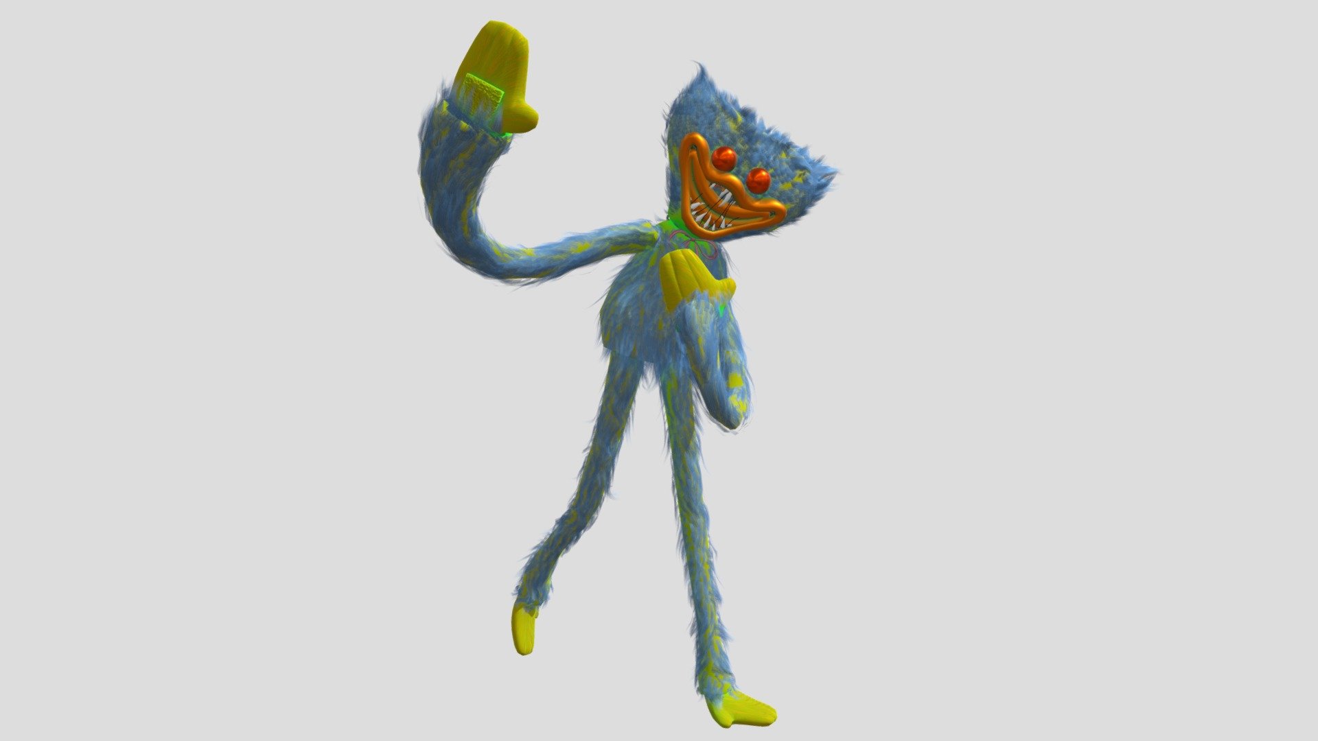 Huggy Respecting - 3D model by Black (@BlackSus) [44bcece] - Sketchfab
