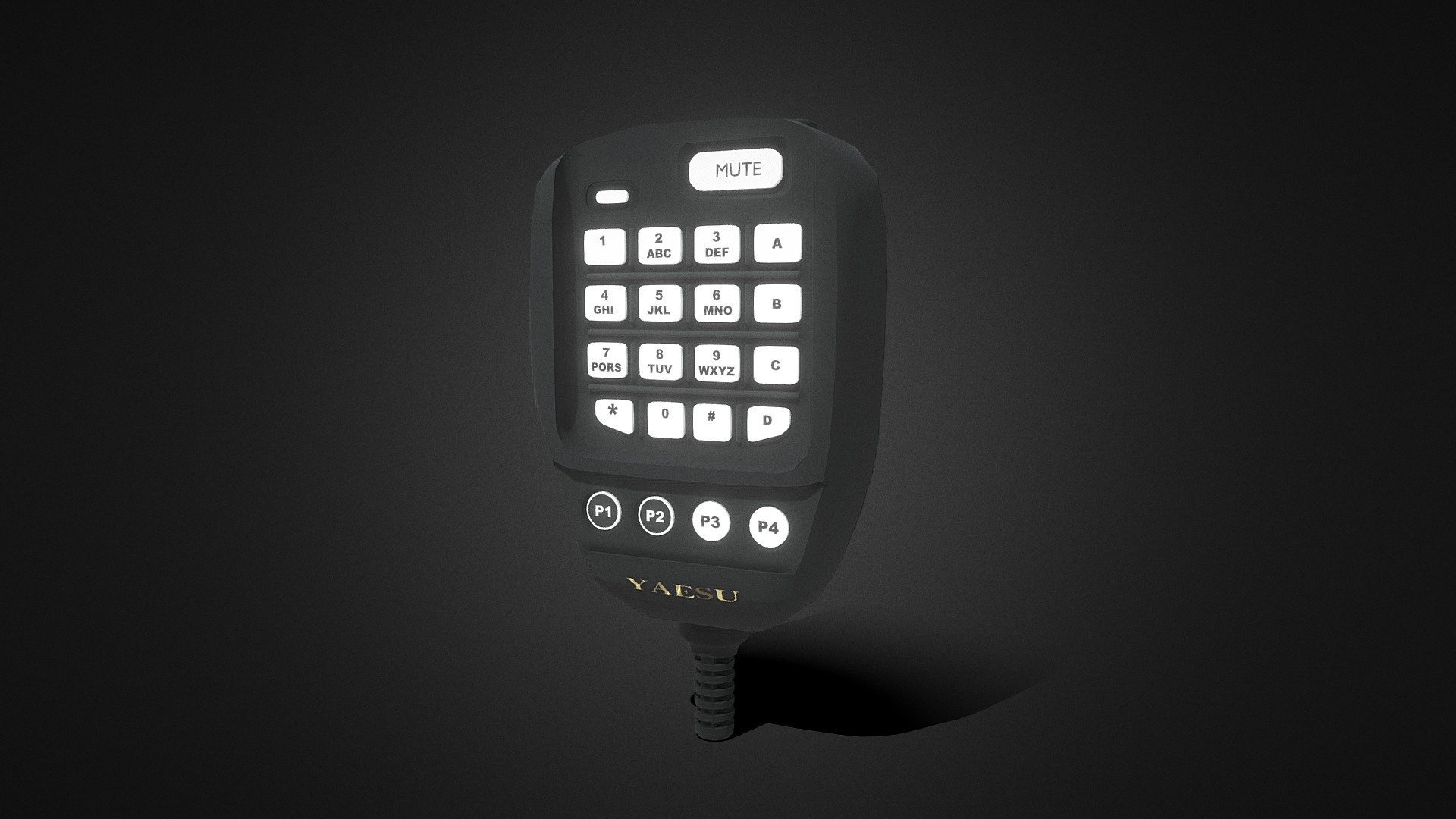 Yeasu FTM 300 MIC - Buy Royalty Free 3D model by scorp (@sumanthsshet ...