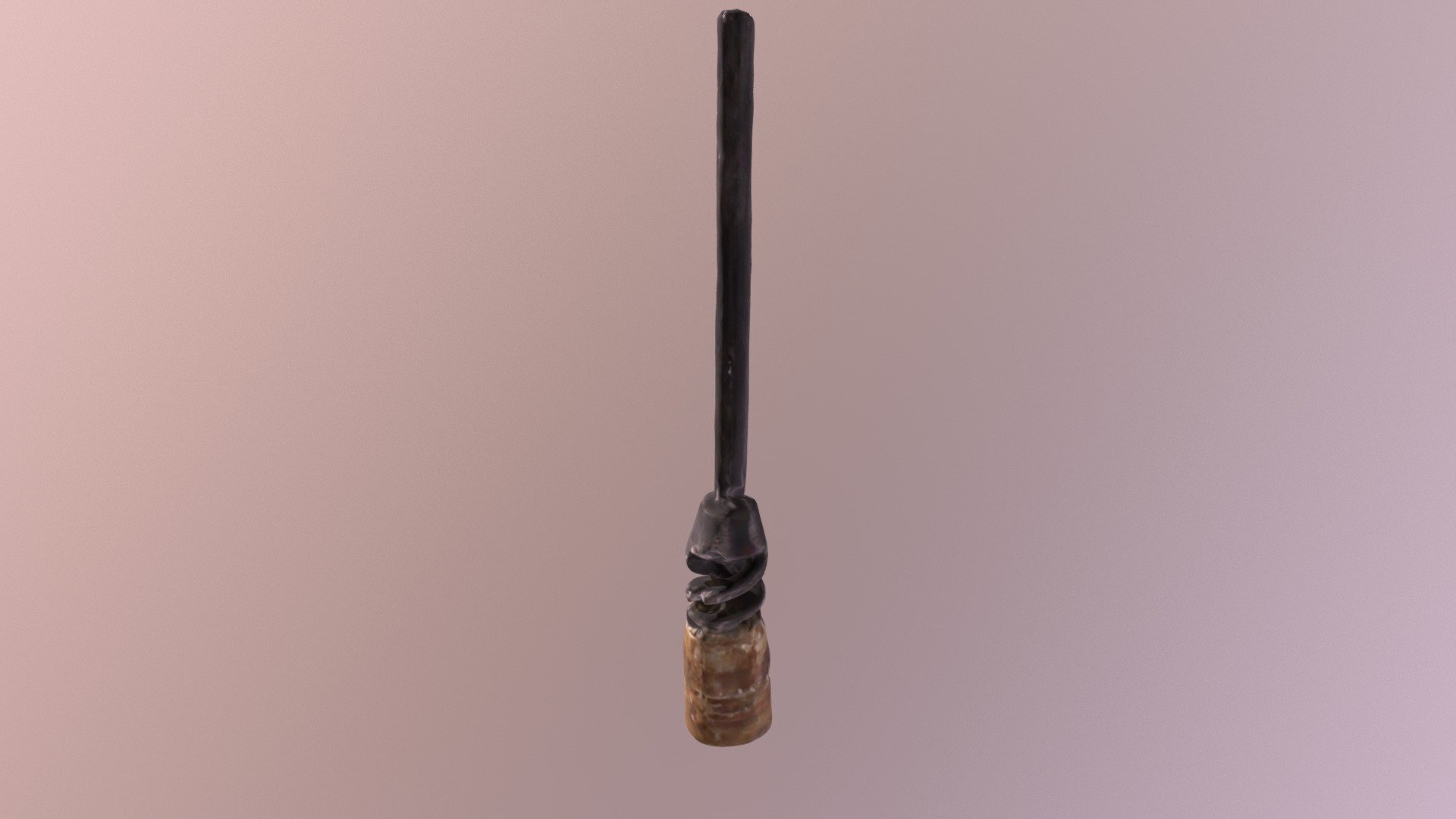 Worm Tool and Mini-Ball on Ramrod - 3D model by artifactsteach [44c1032 ...