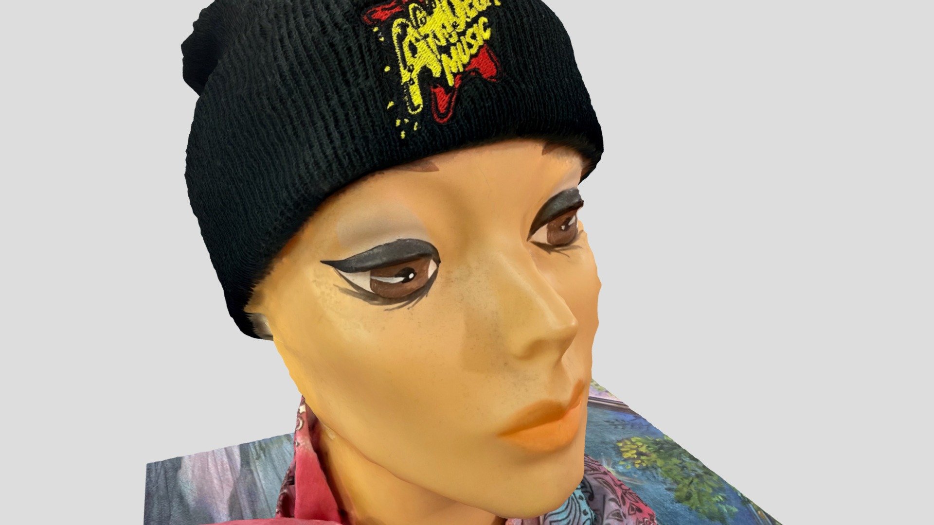 Omeaba records beanie on head - Buy Royalty Free 3D model by Alex Tench (@alex.harvey) [44c16bb ...