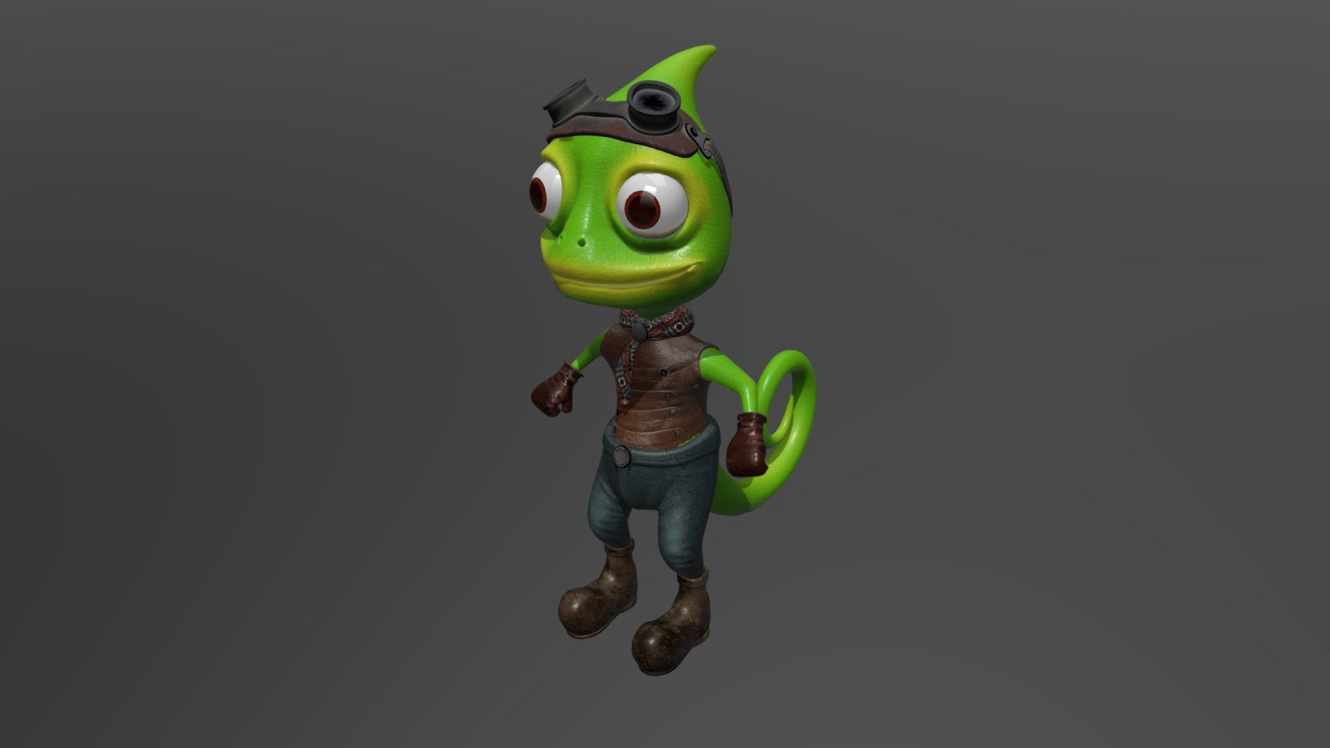 CHAMELEON - 3D model by itsmesreelal [44c186d] - Sketchfab