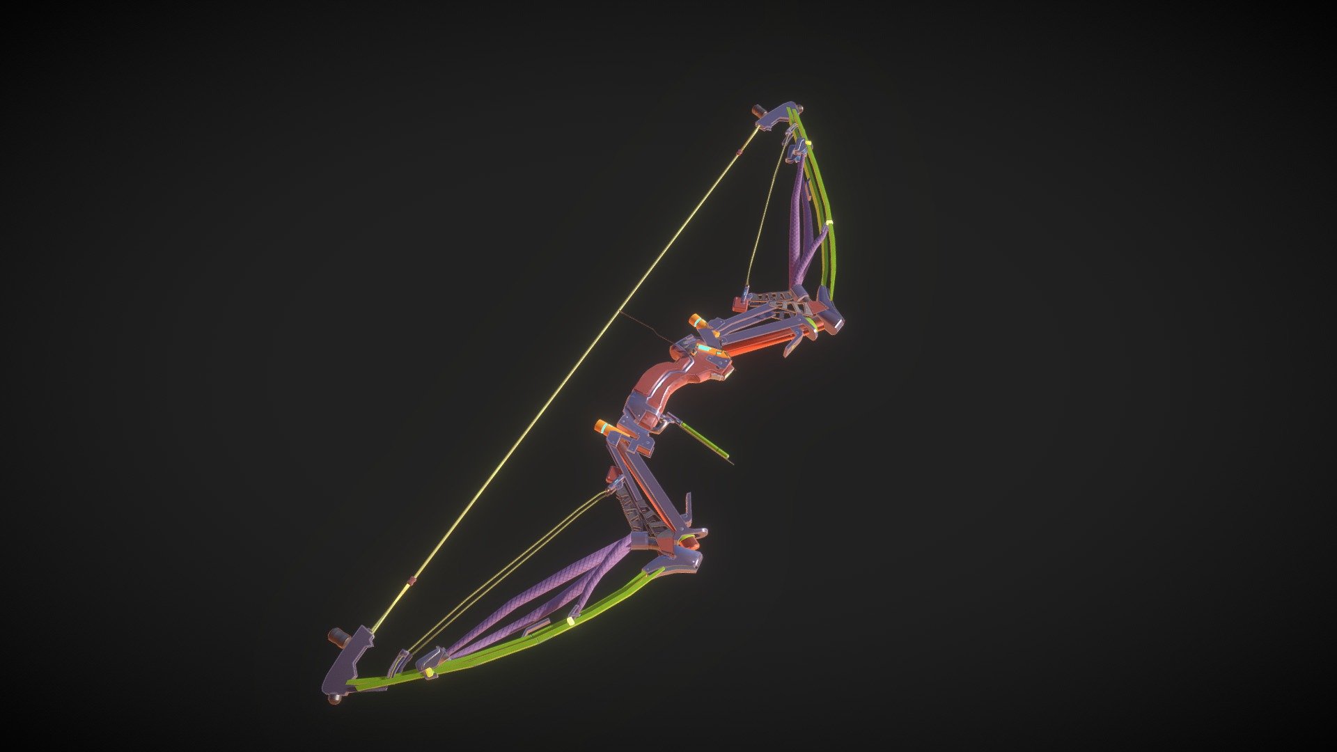 Sci-fi Bow - Concept by Thomas "TK" Kruckenberg - 3D model by ...