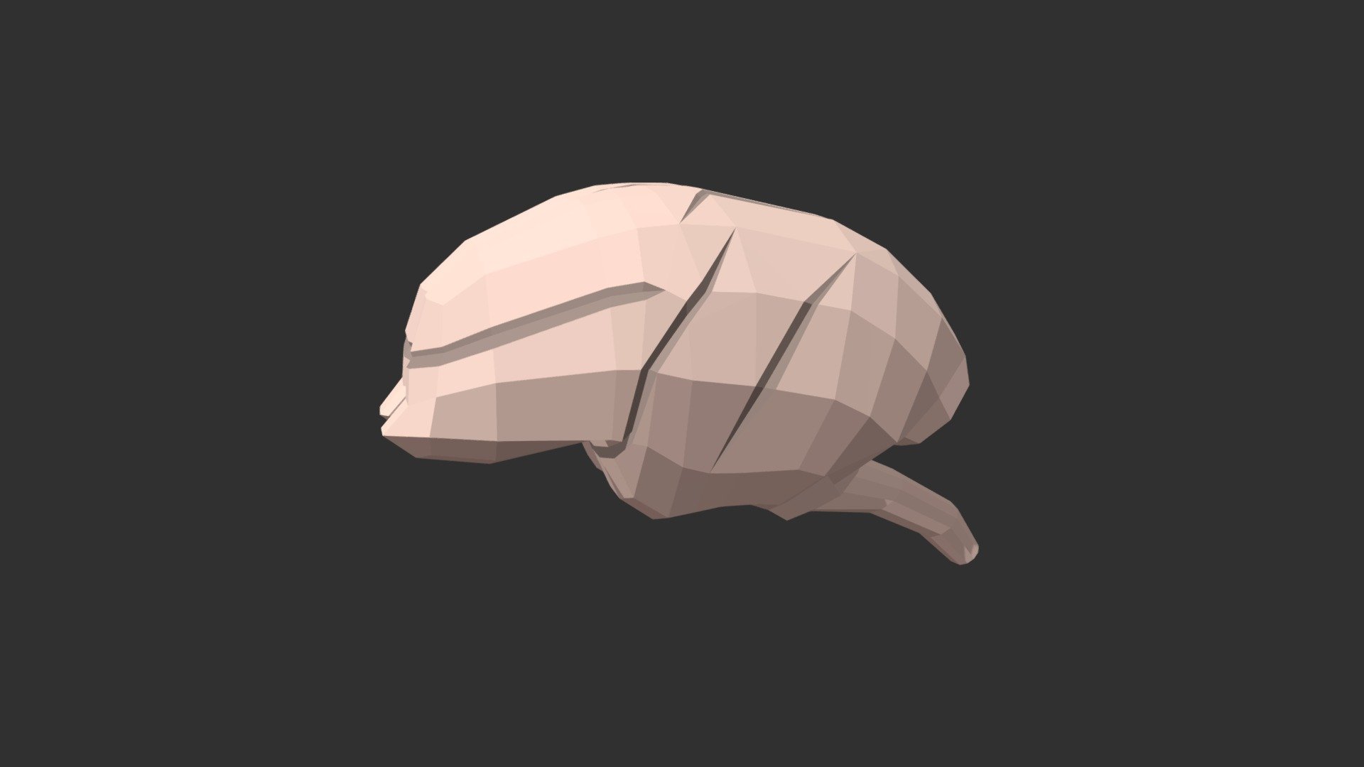 Low Poly Cartoon Monkey Brain - Buy Royalty Free 3D model by chroma3d ...